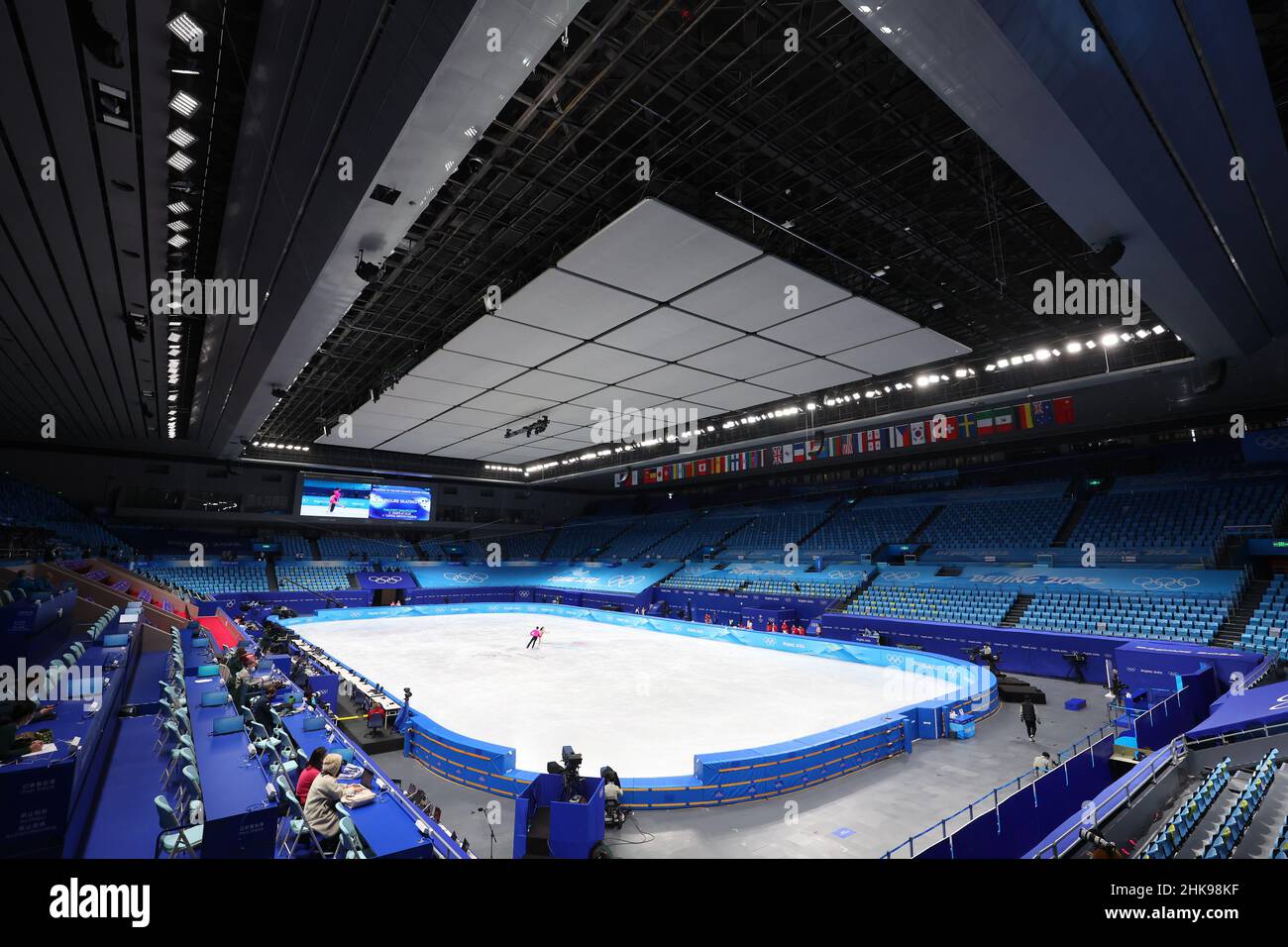 Beijing, China. 3rd Feb, 2022. General view Figure Skating : Ice Dance ...