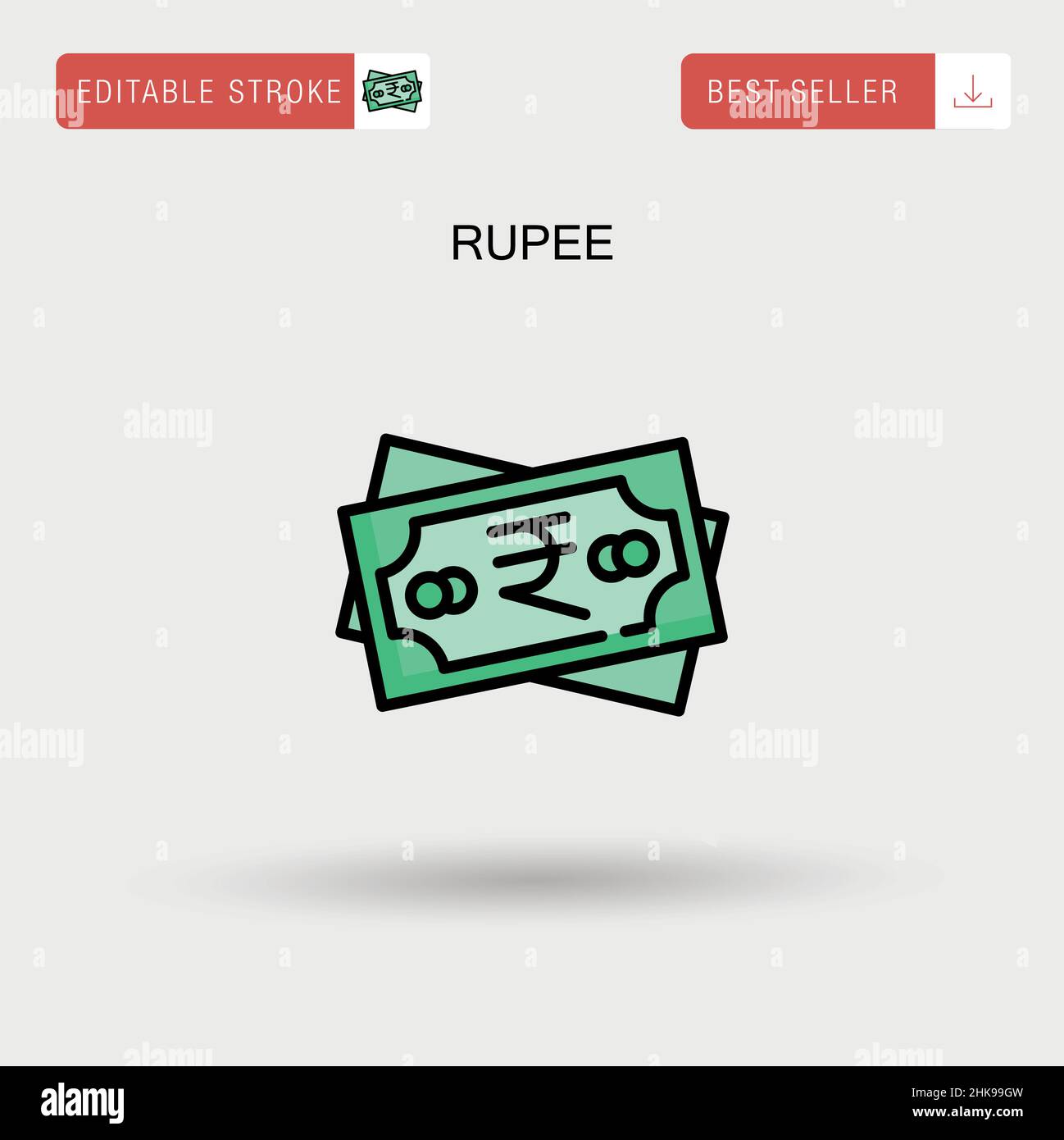 Indian rupee symbol Stock Vector Images - Alamy