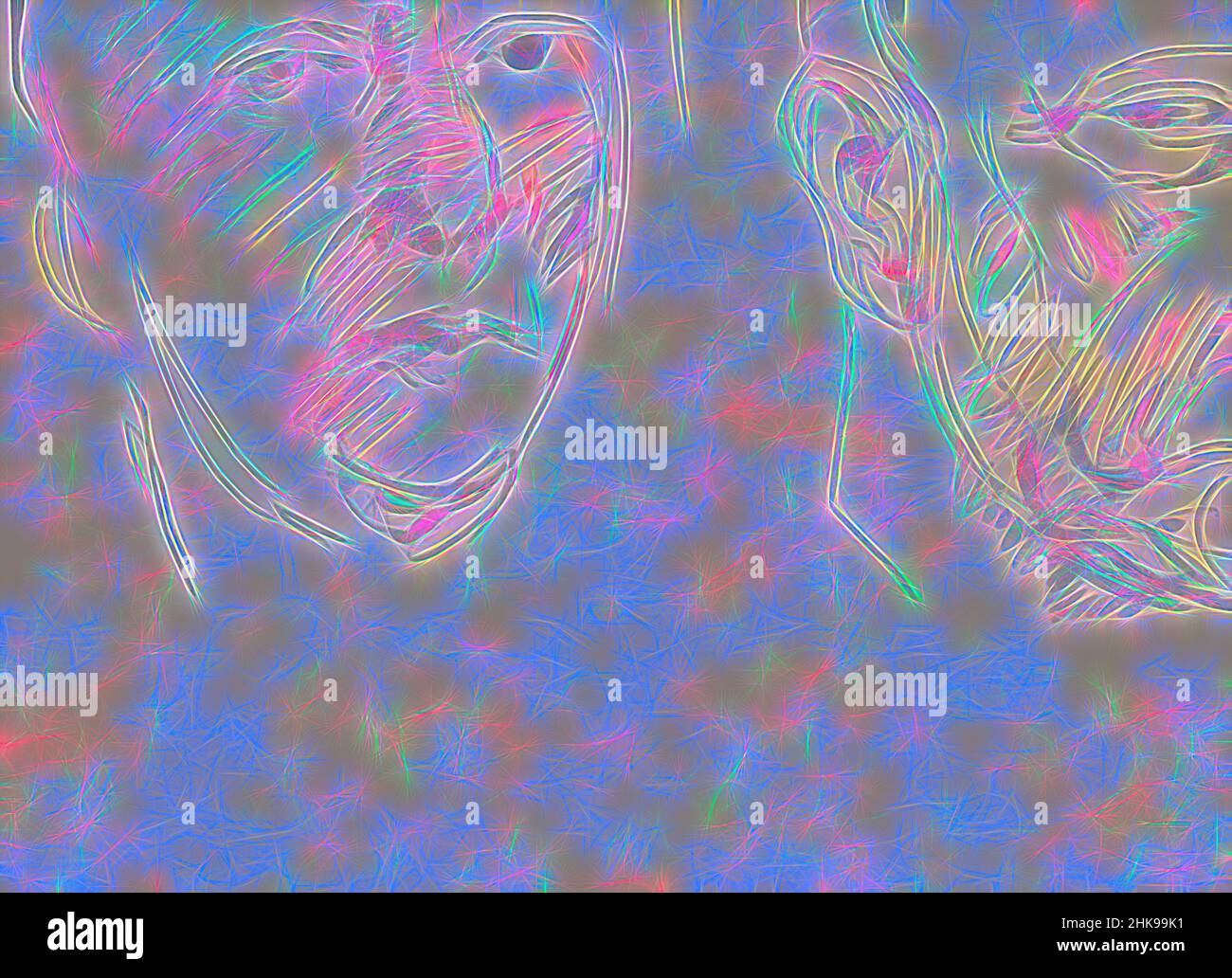 Inspired by Women's head and a self-portrait of Isaac Israels ...