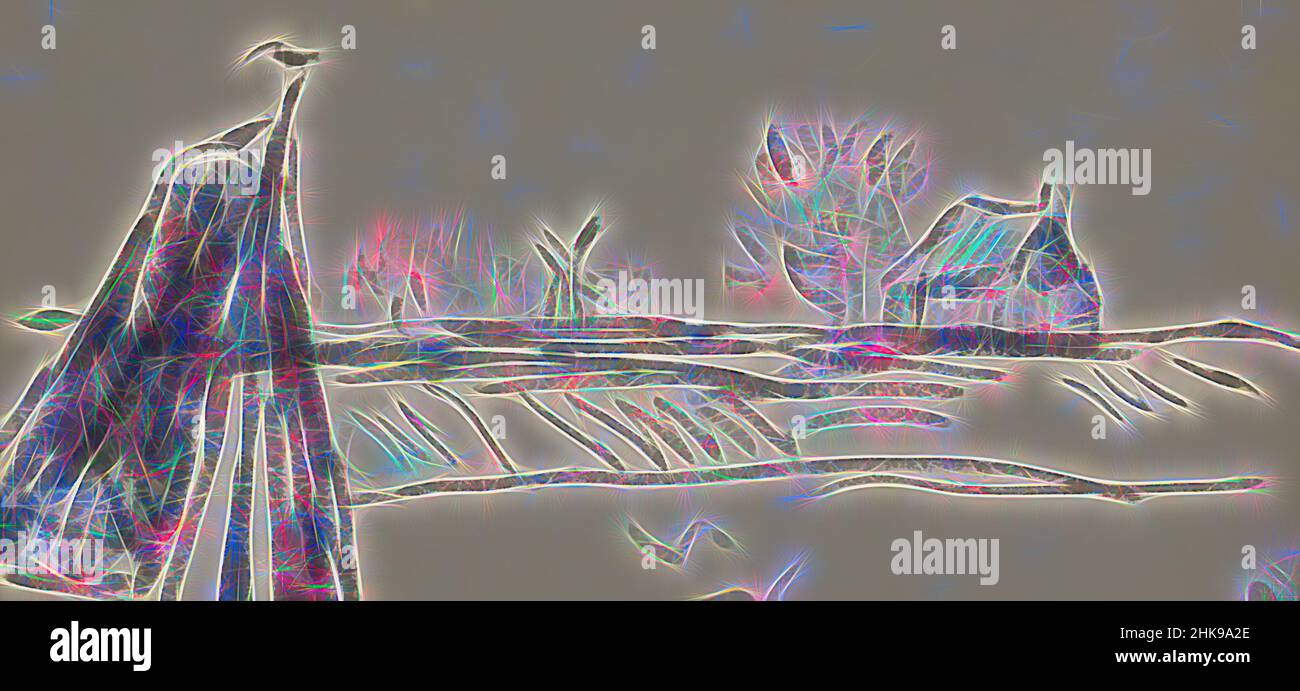 Inspired by In the foreground a sailboat on the water. House on a dike ...