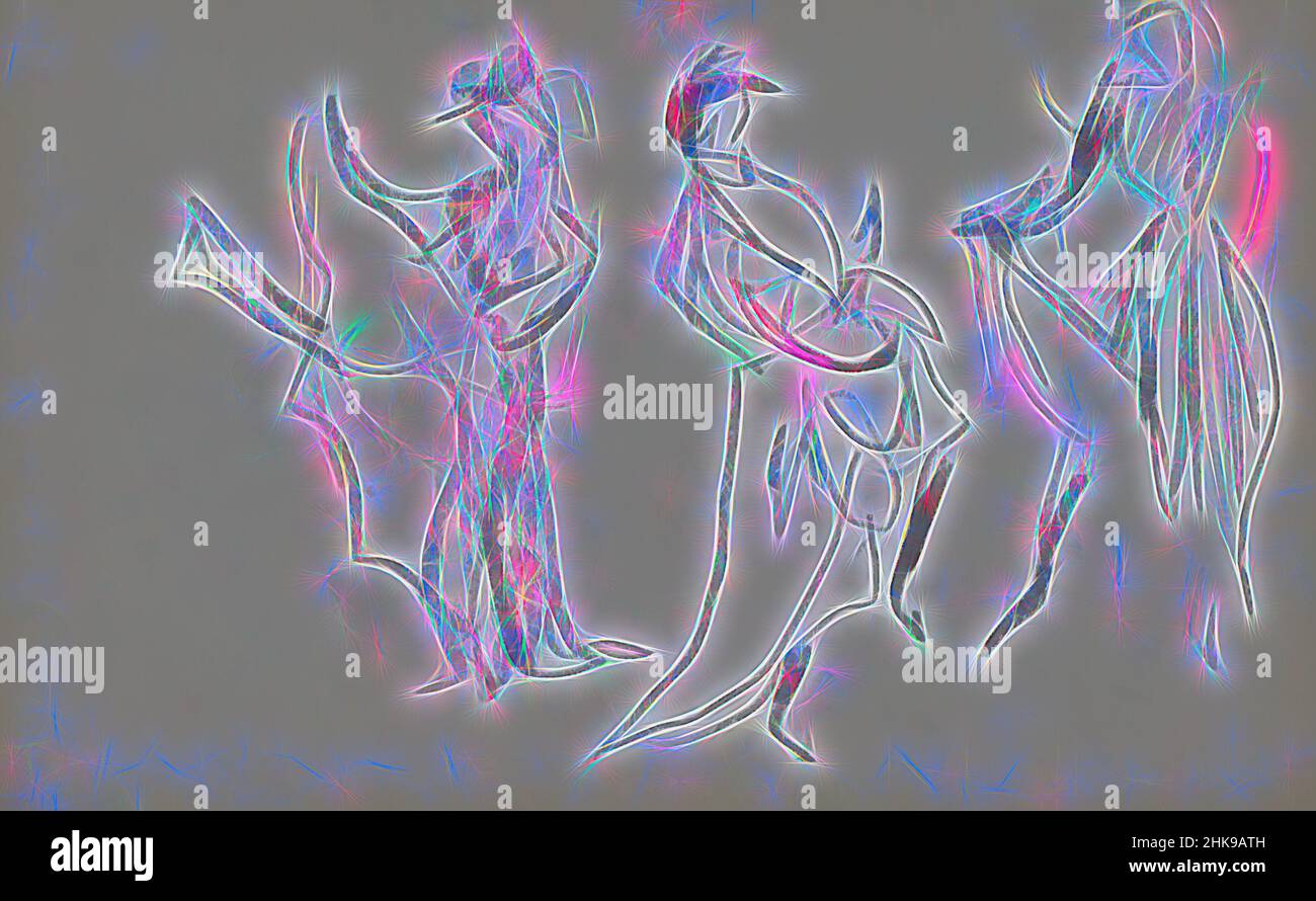 Inspired by One of the women has put a leg in the air. Another also ...