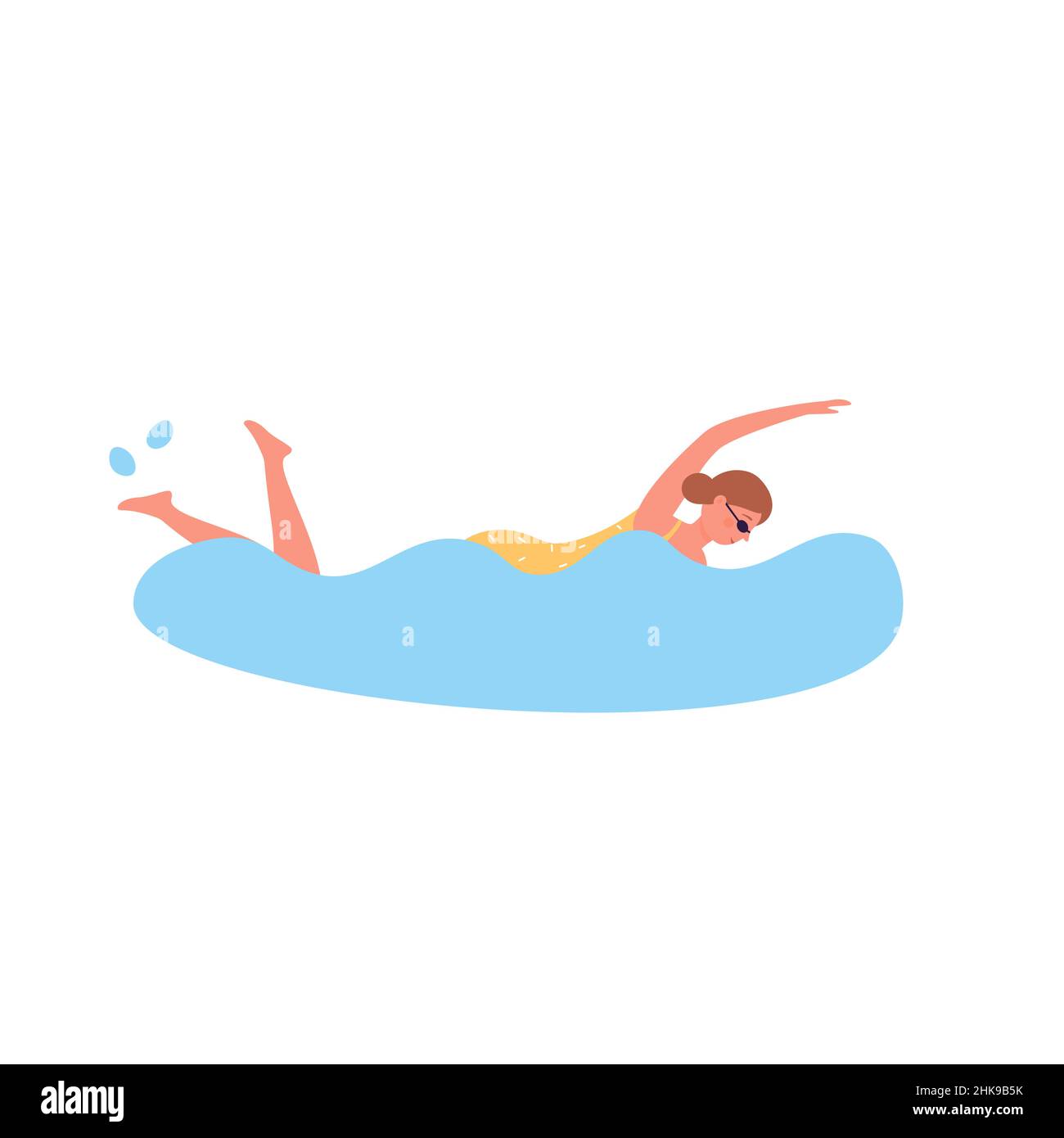 Swimmer underwater competition Stock Vector Images - Alamy