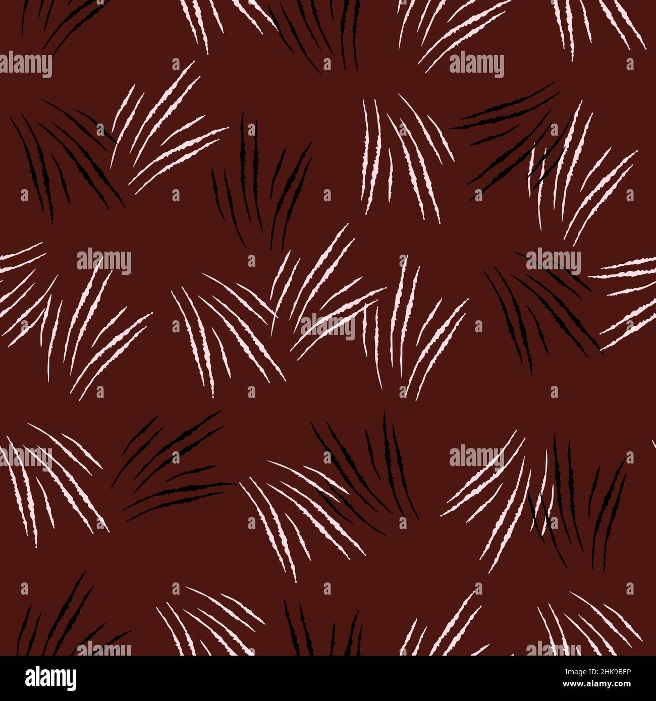 Scratches of seamless pattern. Hand drawn horror background . Repeated ...