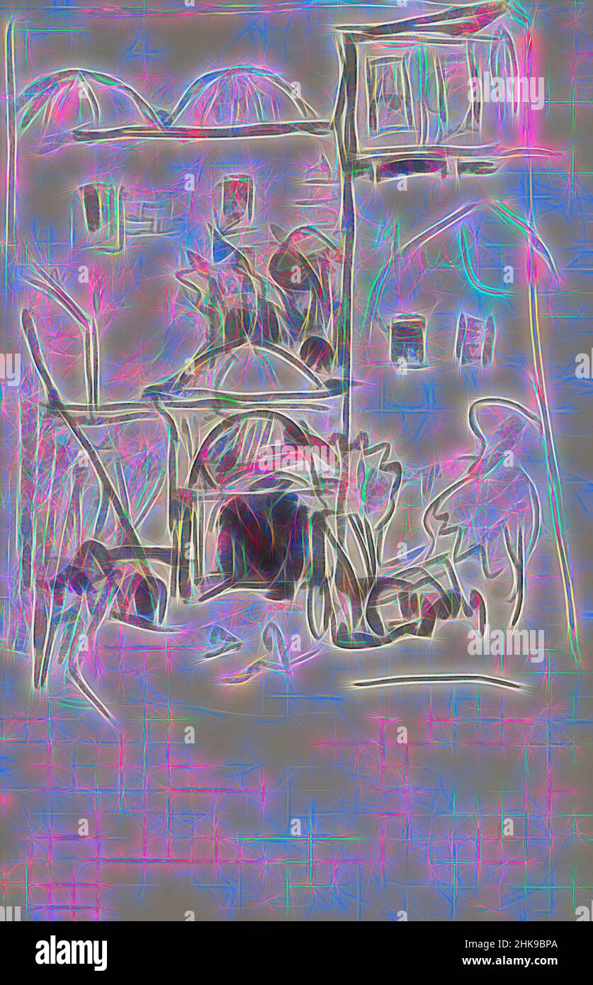 Inspired by View of a street with a gate. Istanbul Turkey, Reimagined ...