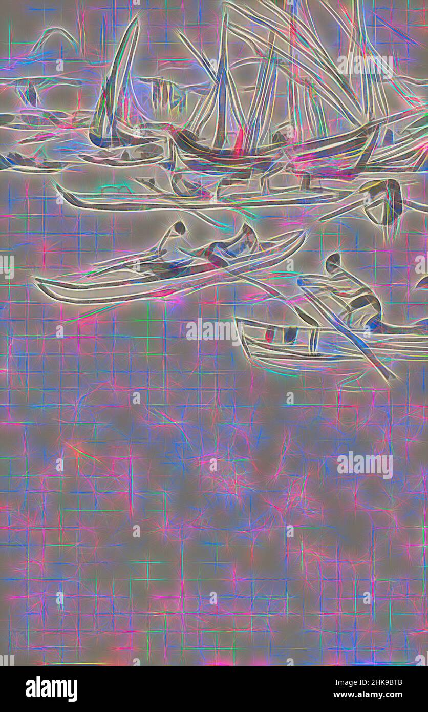 Inspired by In the foreground some rowing figures can be seen. In the ...