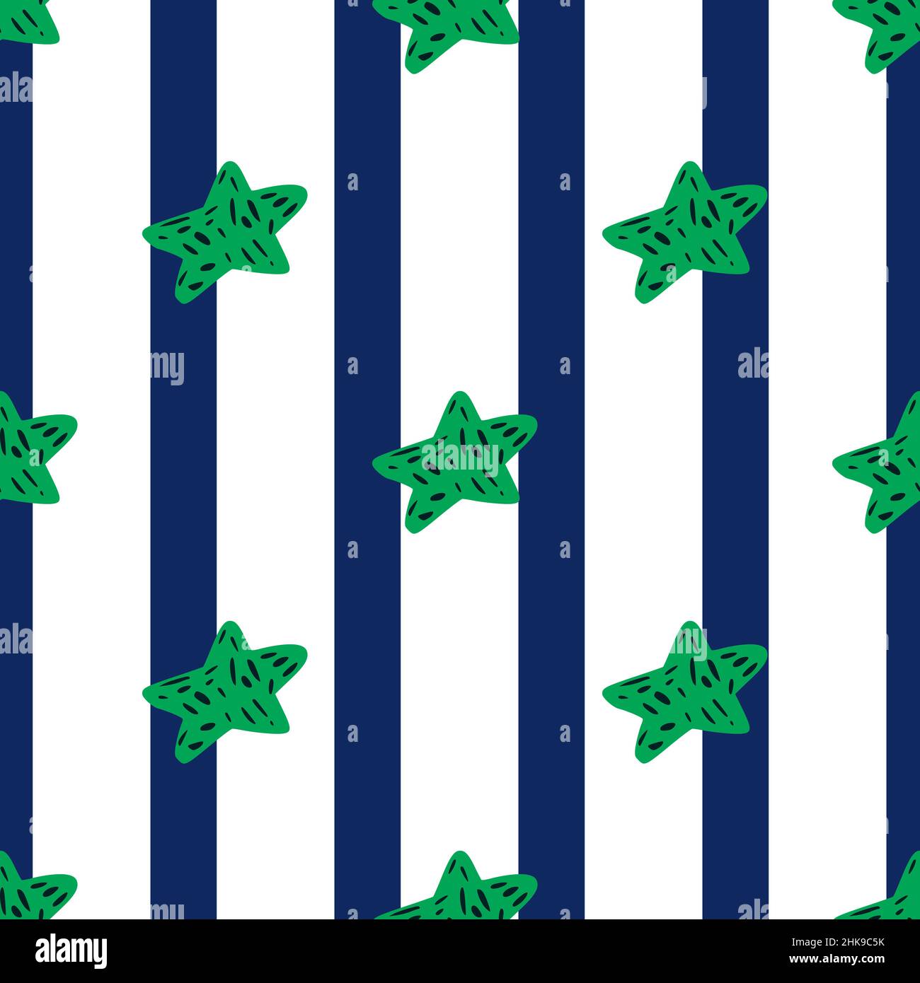 Stars seamless pattern. Hand drawn background celebration. Repeated ...