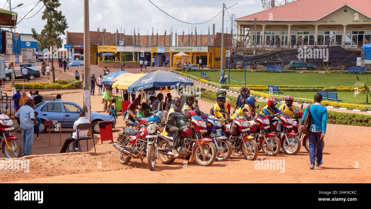Motorcycle taxi rwanda hi-res stock photography and images - Alamy