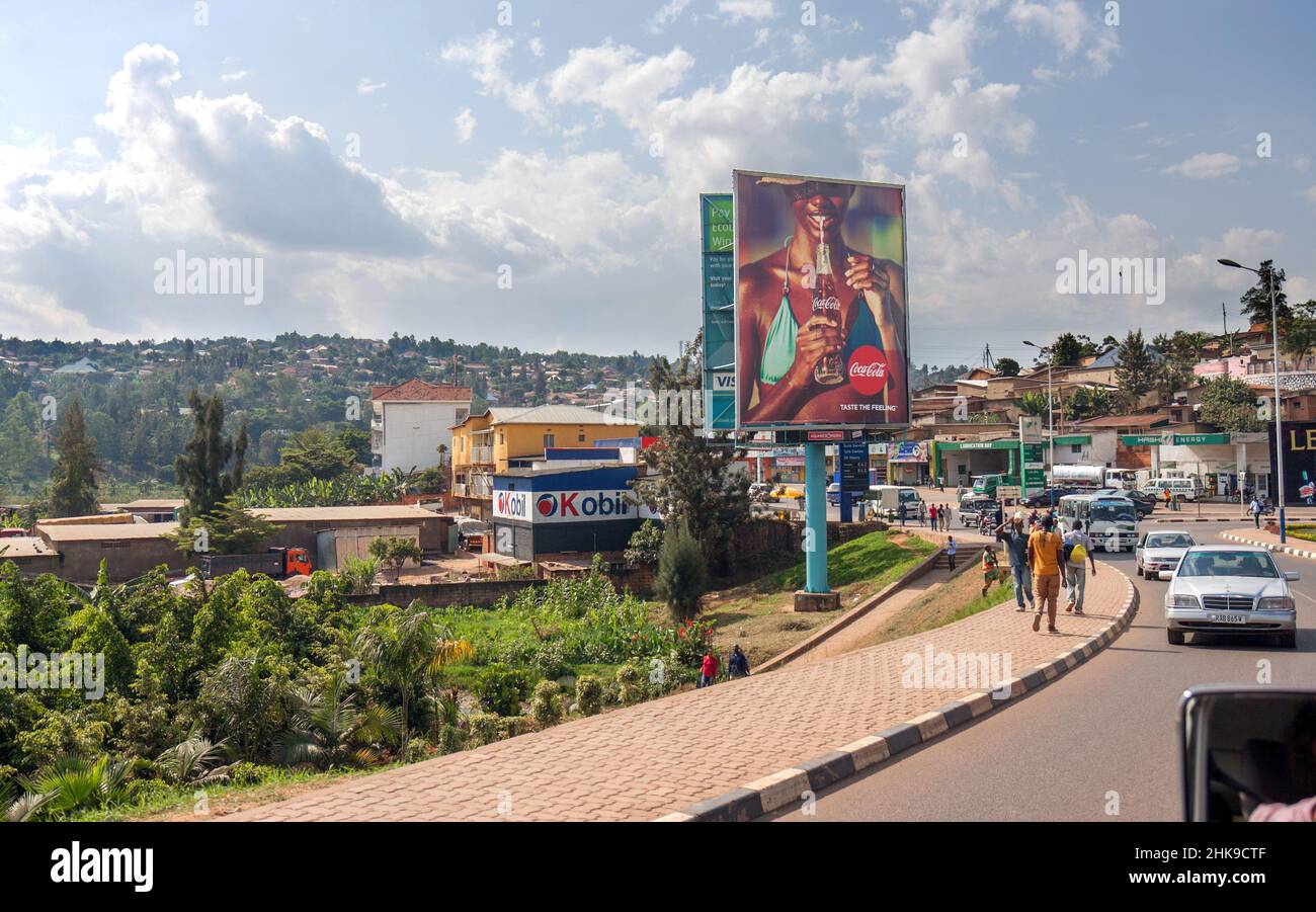 Kigali, a clean city in Africa Stock Photo - Alamy