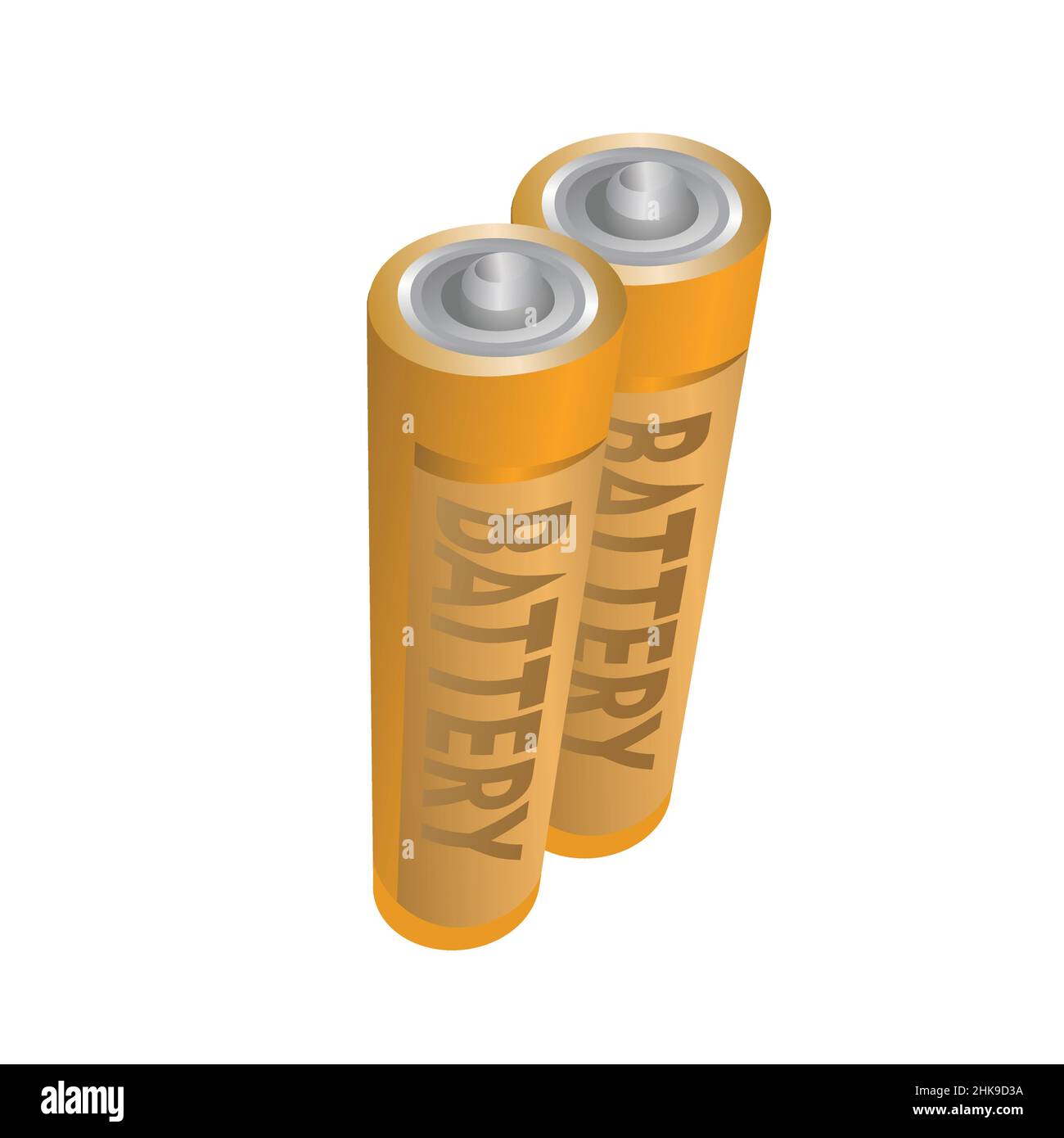 Simple illustration of classic battery Stock Vector Image & Art - Alamy