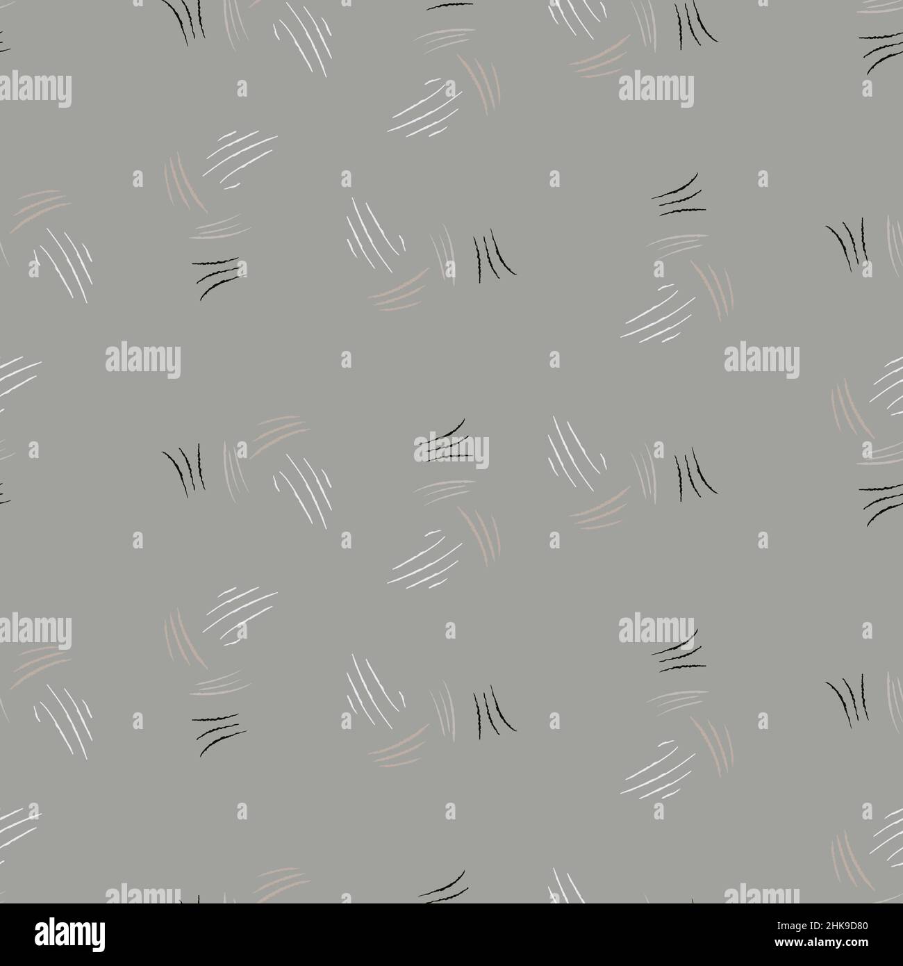 Scratches seamless pattern. Grunge texture. Old design. Repeated ...