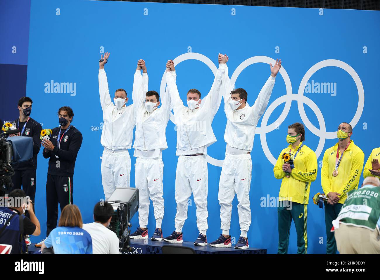 JULY 26th, 2021 - TOKYO, JAPAN: Caeleb Dressel, Blake Pieroni, Bowe ...