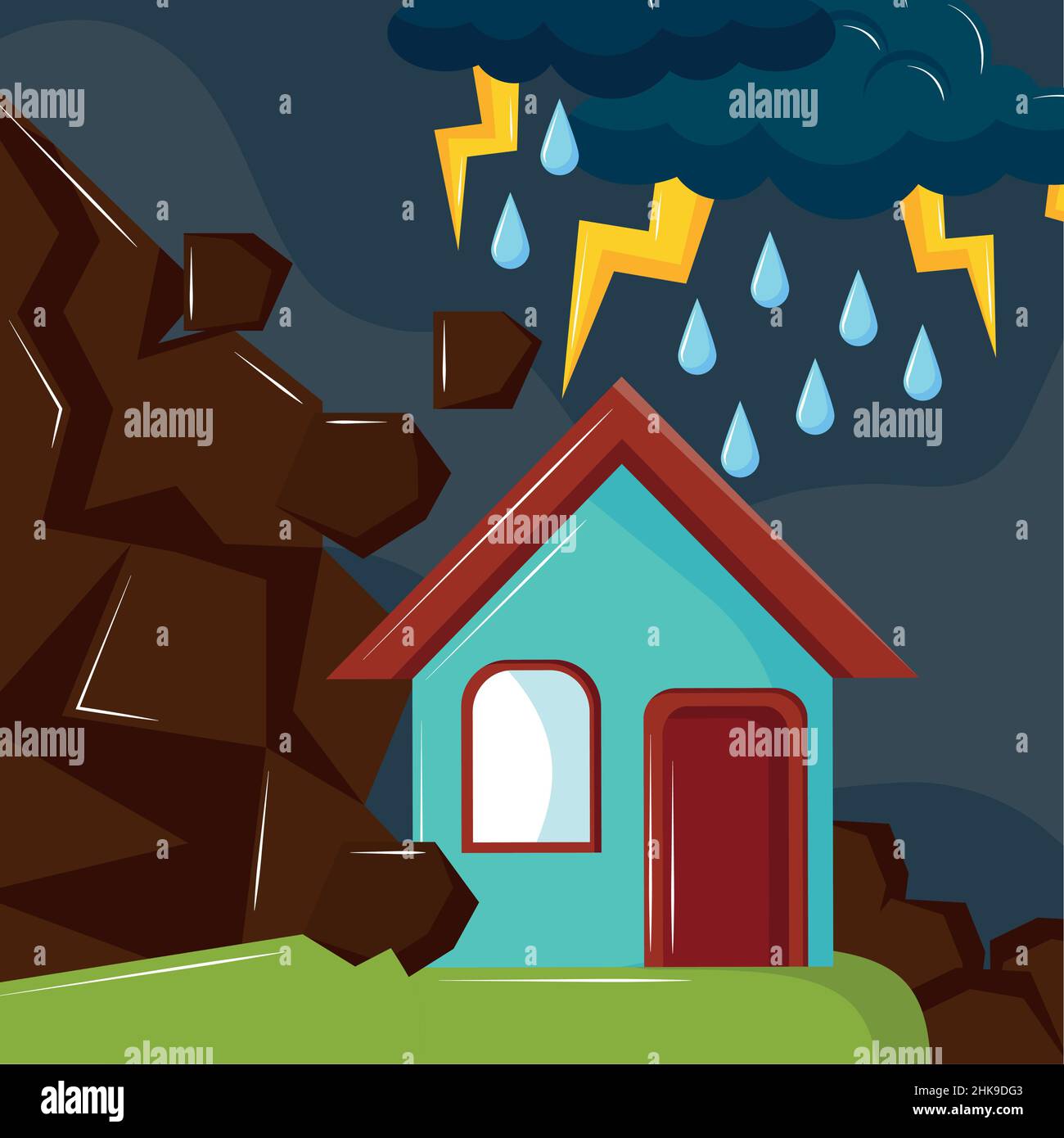 natural disaster concept Stock Vector Image & Art - Alamy