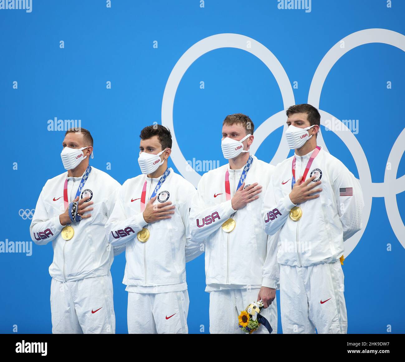 JULY 26th, 2021 - TOKYO, JAPAN: Caeleb Dressel, Blake Pieroni, Bowe ...