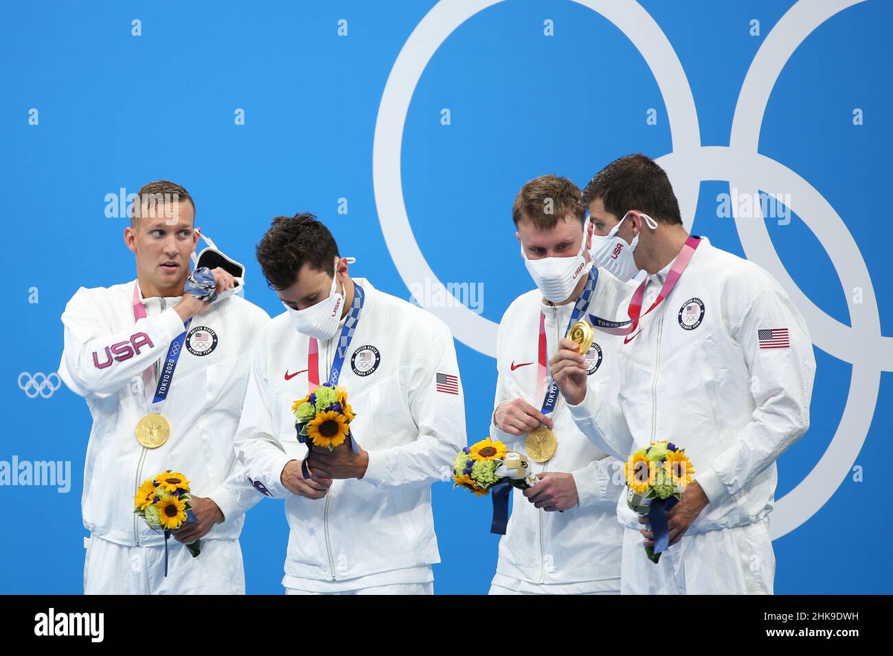JULY 26th, 2021 - TOKYO, JAPAN: Caeleb Dressel, Blake Pieroni, Bowe ...