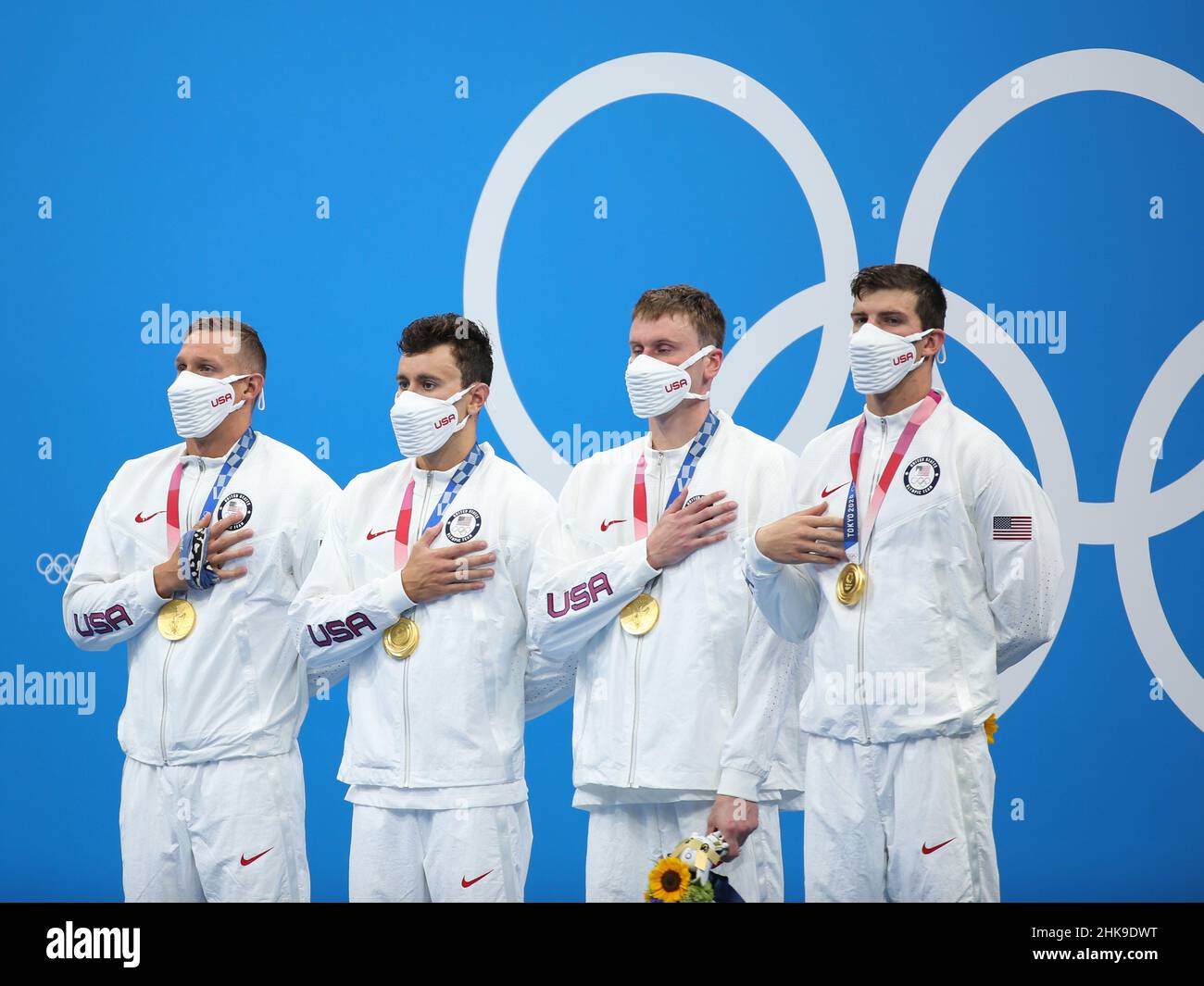 JULY 26th, 2021 - TOKYO, JAPAN: Caeleb Dressel, Blake Pieroni, Bowe ...