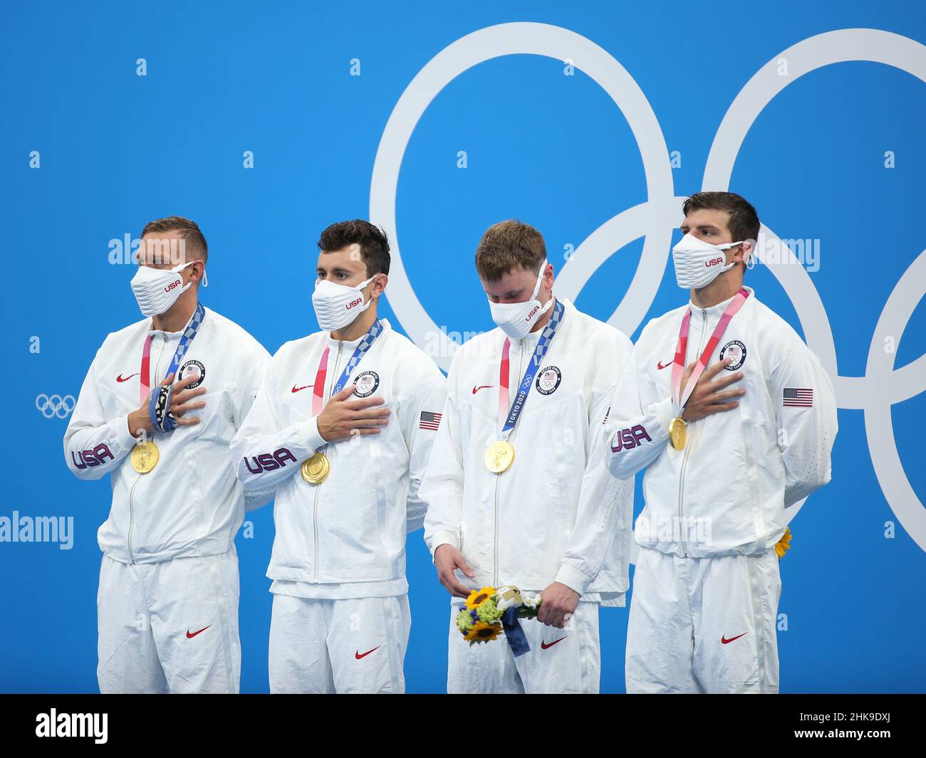 JULY 26th, 2021 - TOKYO, JAPAN: Caeleb Dressel, Blake Pieroni, Bowe ...