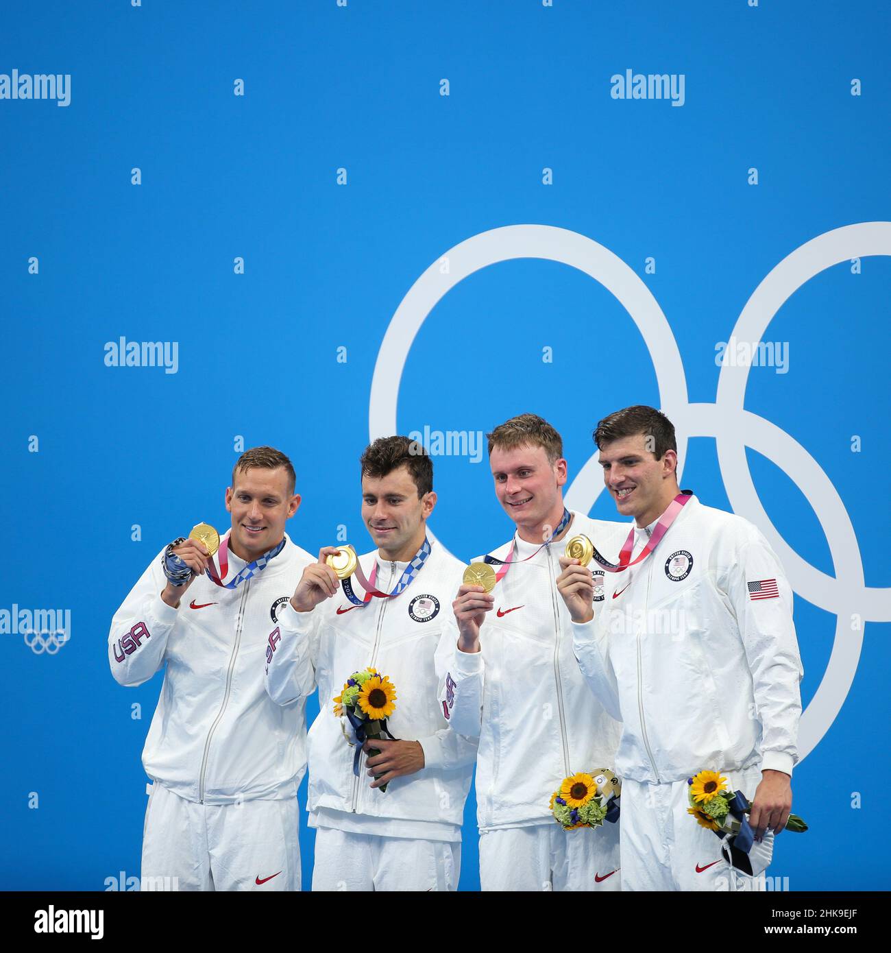 JULY 26th, 2021 - TOKYO, JAPAN: Caeleb Dressel, Blake Pieroni, Bowe ...