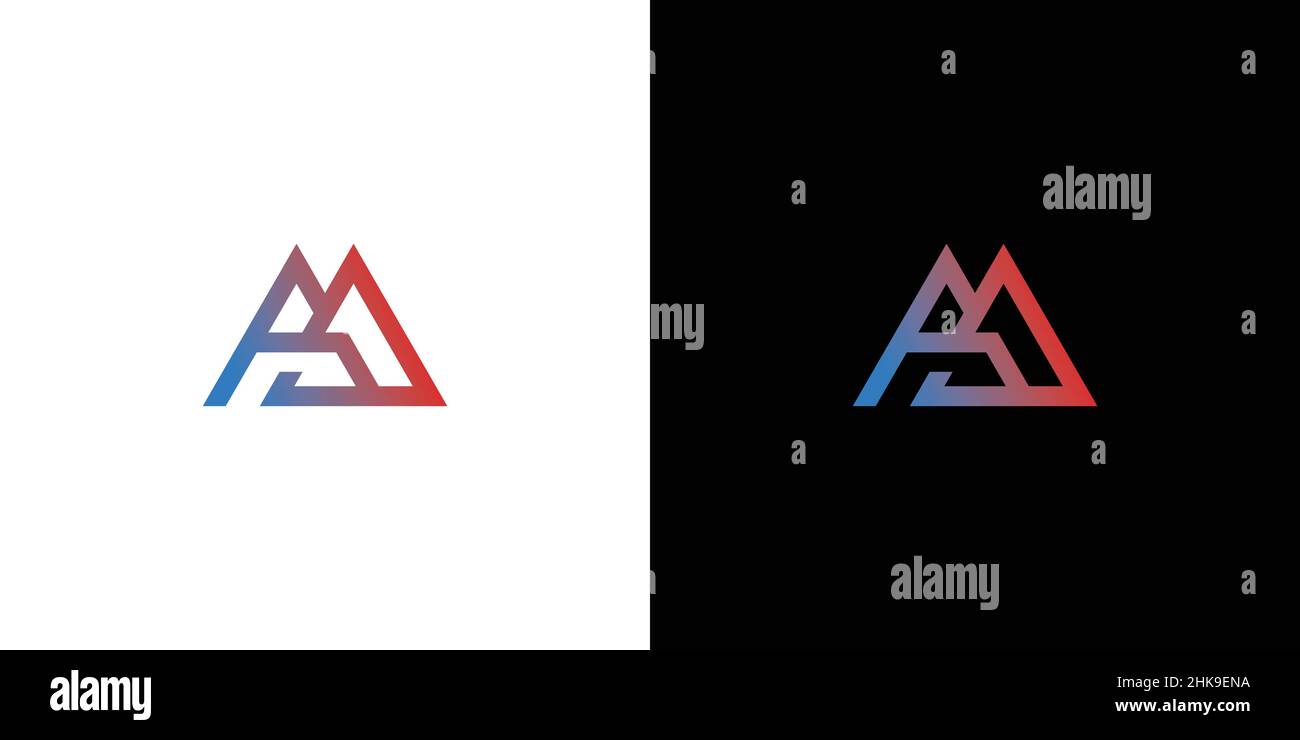 Aa initials logo hi-res stock photography and images - Alamy