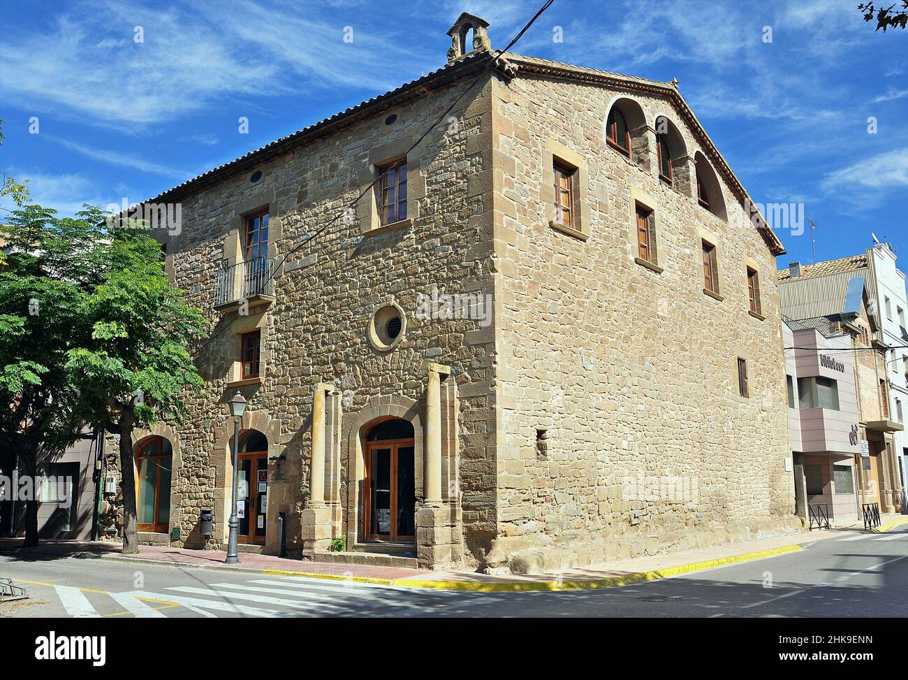 Old hospital of Guissona in the region of La Segarra province of Lérida ...