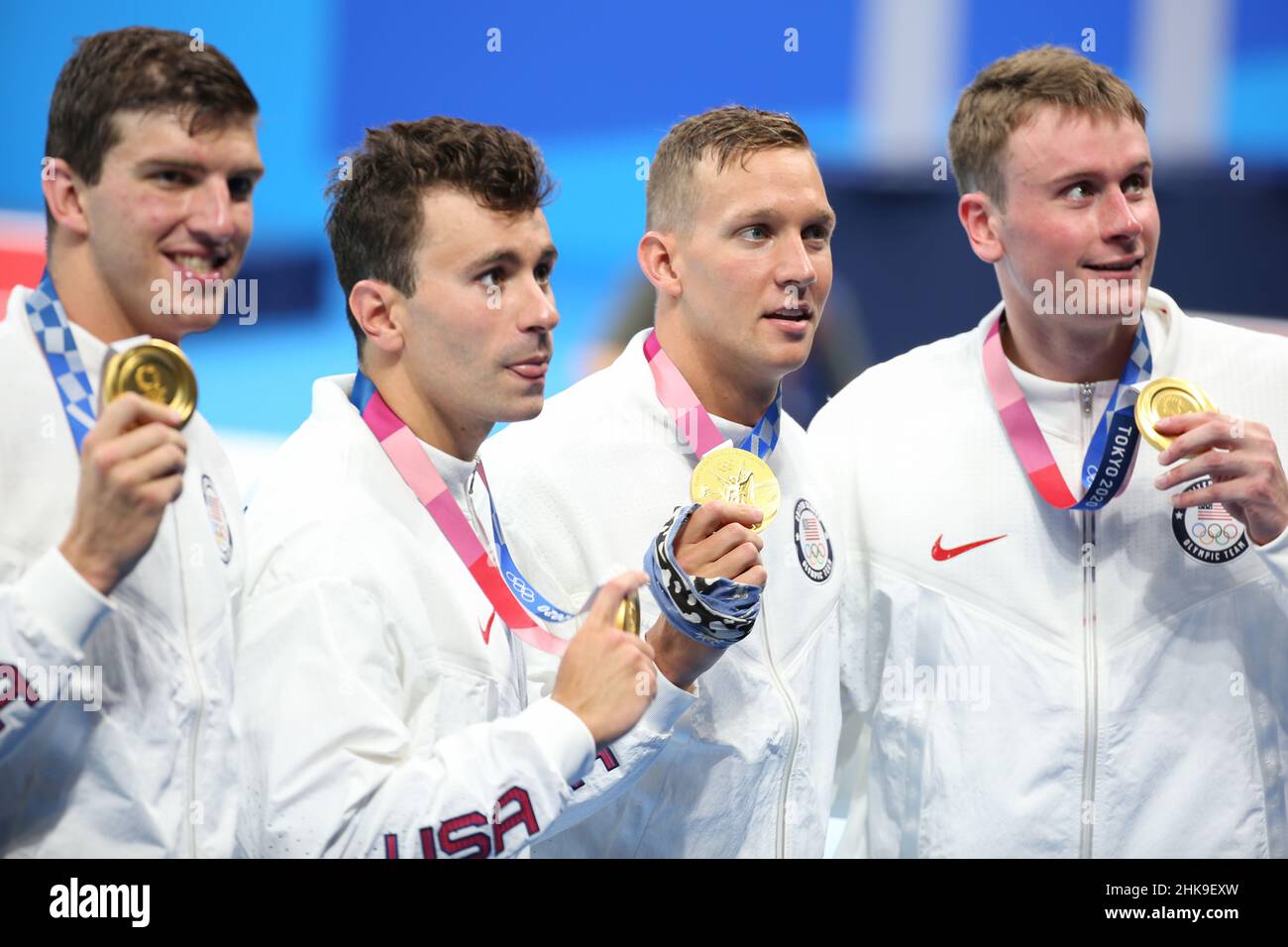 JULY 26th, 2021 - TOKYO, JAPAN: Caeleb Dressel, Blake Pieroni, Bowe ...