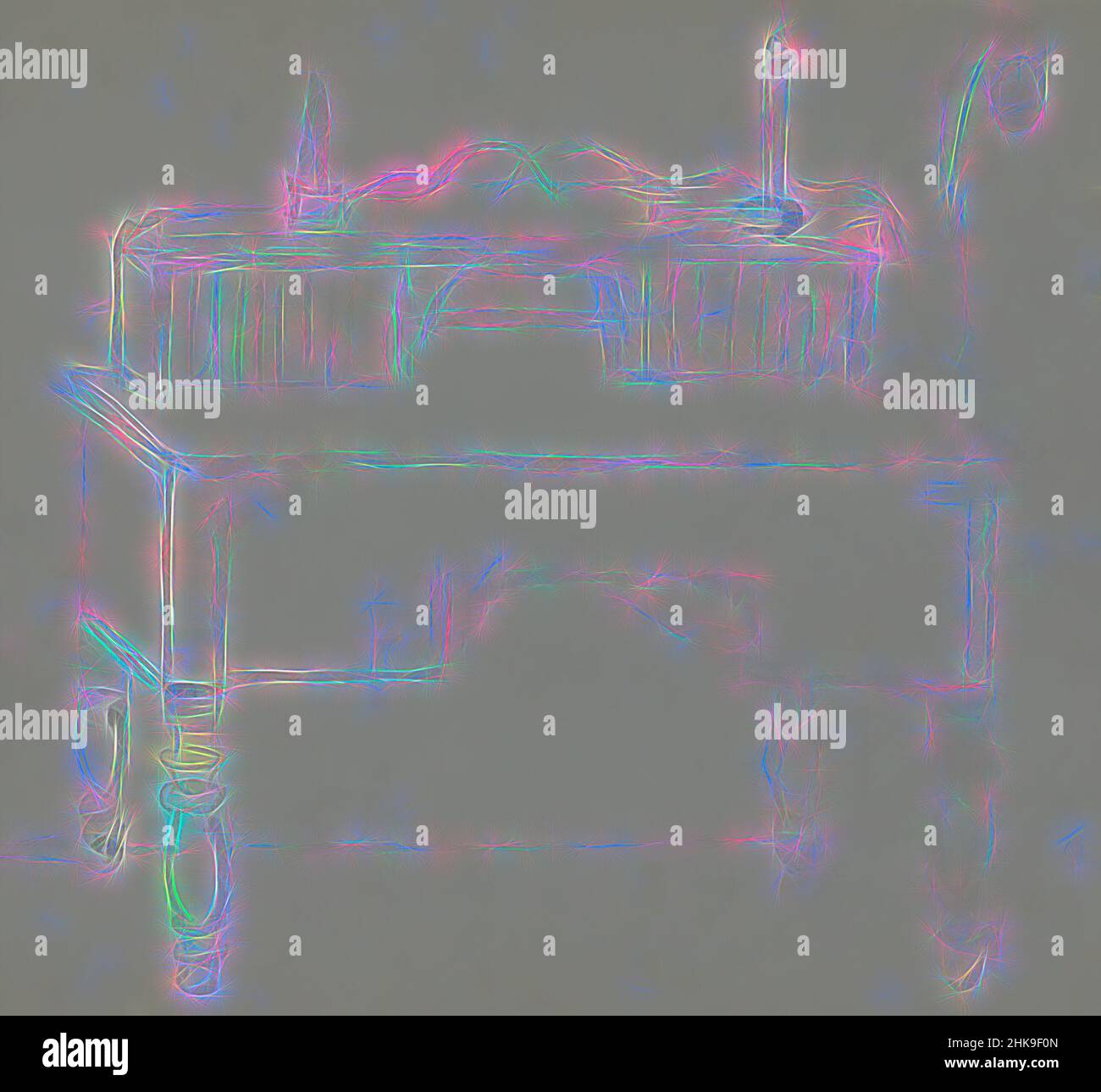 Inspired by Secretaire, Theo Hanrath, Reimagined by Artotop. Classic ...