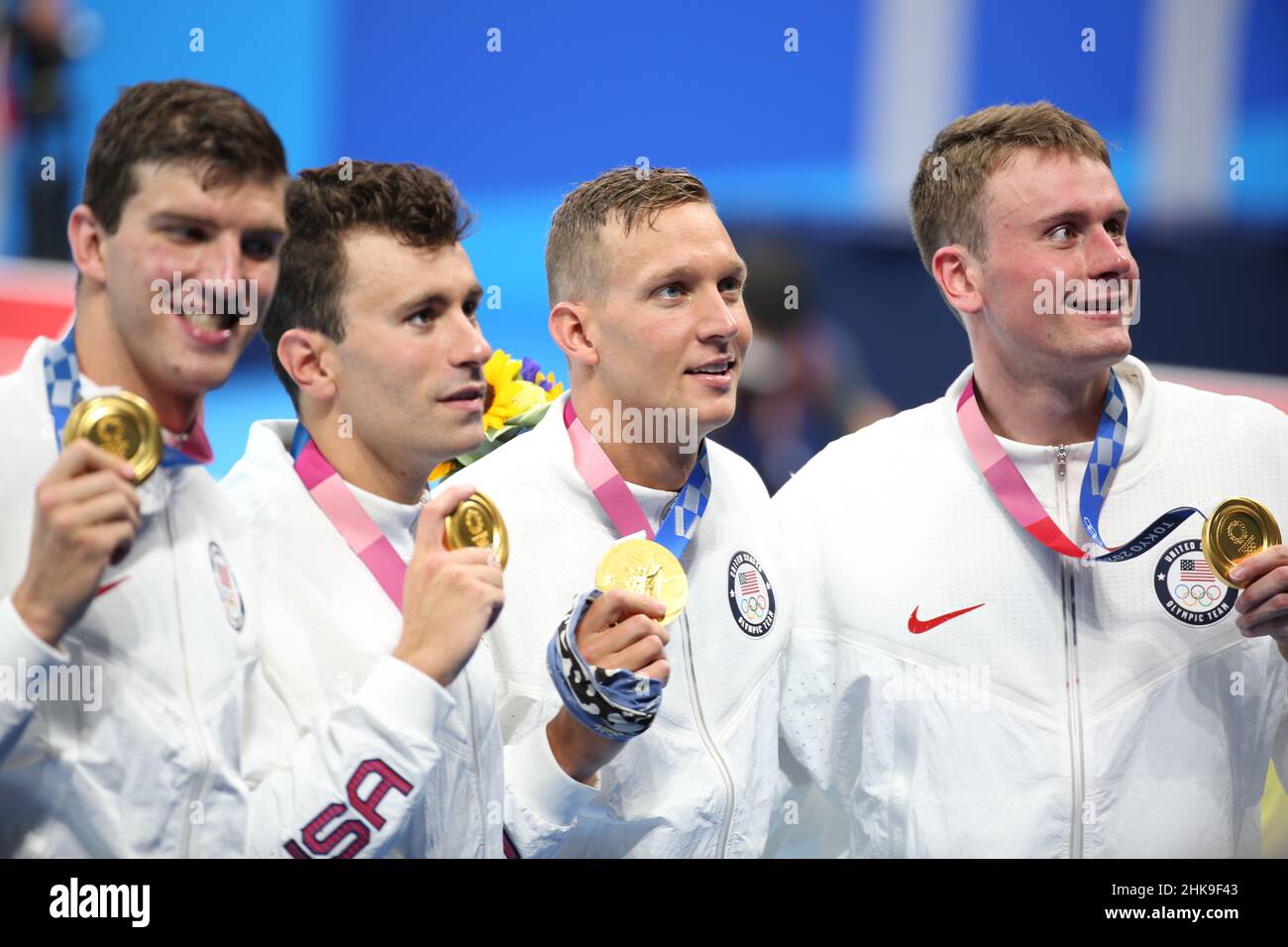 JULY 26th, 2021 - TOKYO, JAPAN: Caeleb Dressel, Blake Pieroni, Bowe ...