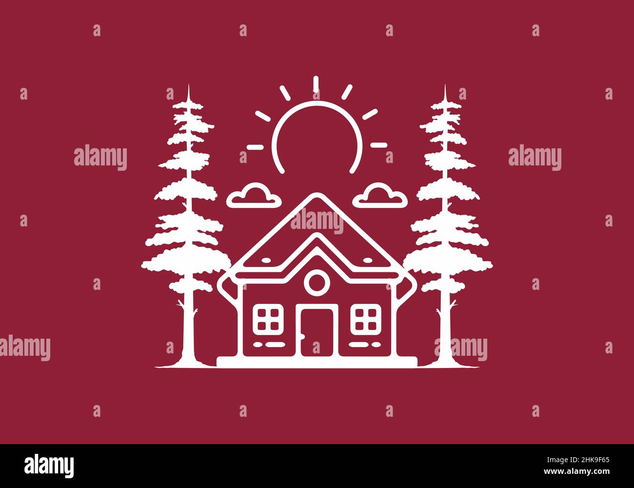 House line art illustration graphic design Stock Vector Image & Art - Alamy