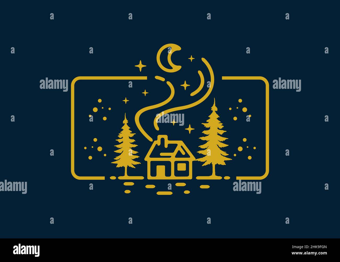 House line art illustration graphic design Stock Vector Image & Art - Alamy