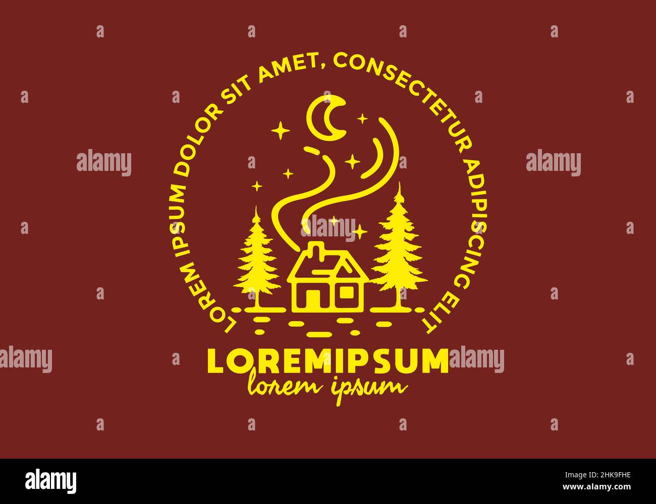 House line art illustration graphic design Stock Vector Image & Art - Alamy