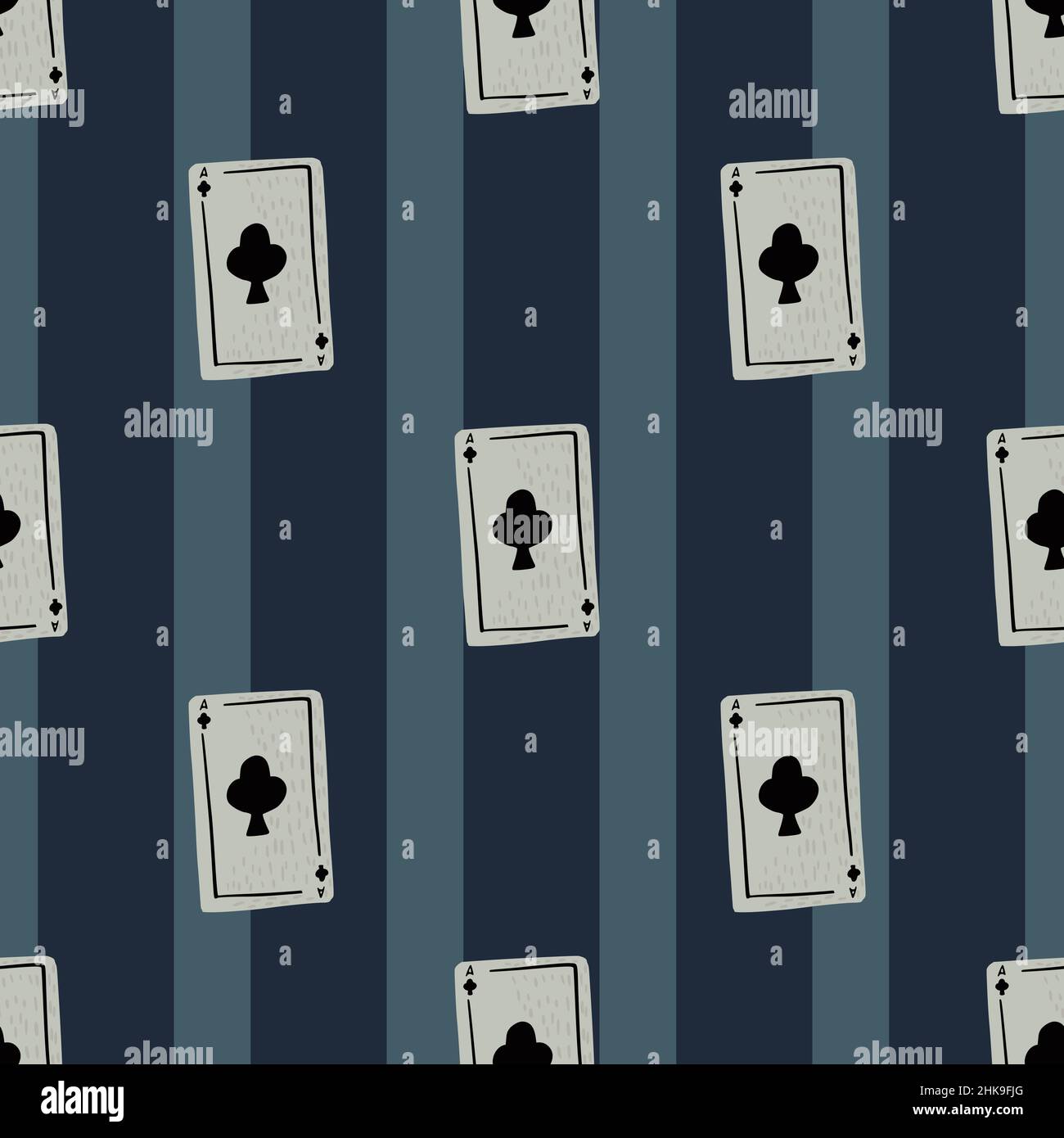 Game cards seamless pattern. Design gambling. Repeated texture in ...