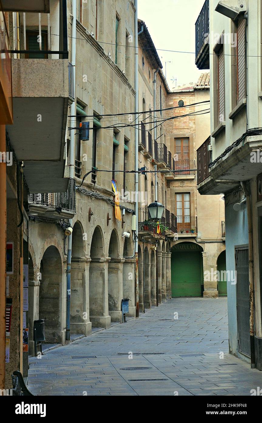 Old town of guissona hi-res stock photography and images - Alamy