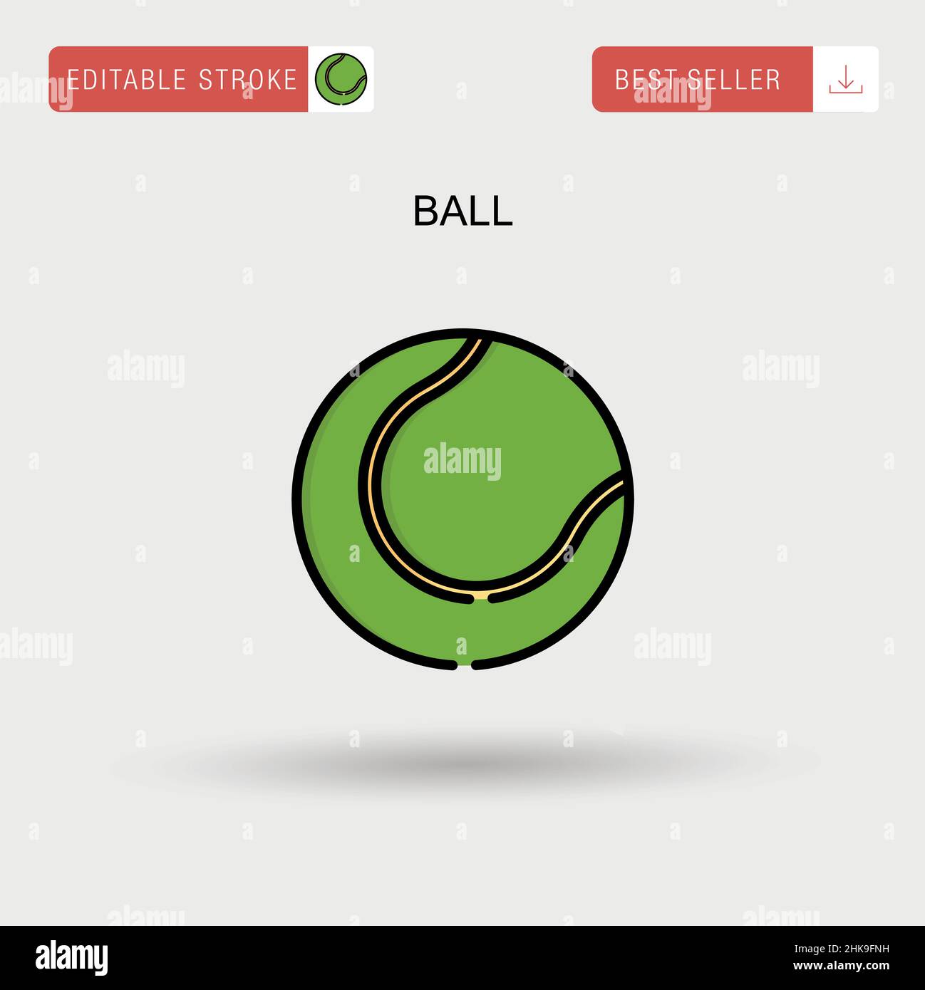 Ball Simple vector icon Stock Vector Image & Art - Alamy