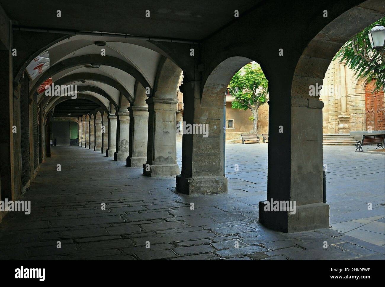 Old town of guissona hi-res stock photography and images - Alamy