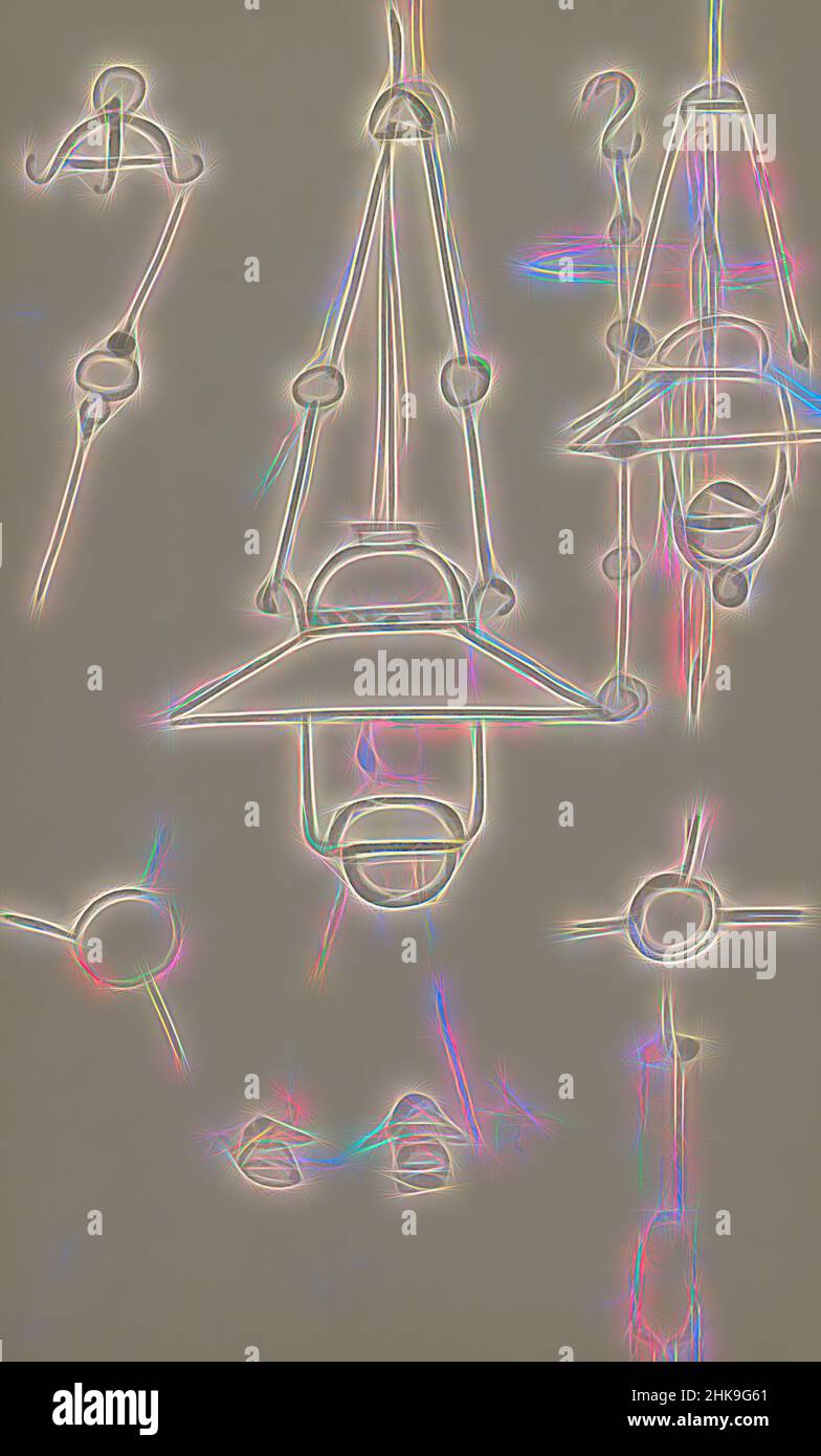 Inspired by Designs for electric suspended lamps, Reimagined by Artotop ...