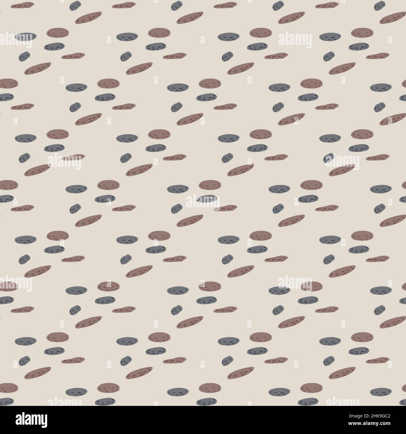 Pebbles seamless pattern. Beautiful texture gravel for fabric design ...