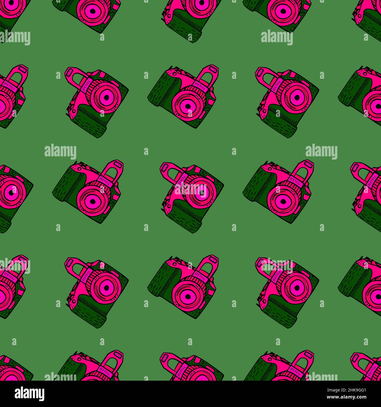 Vintage paparazzi cameras Stock Vector Images - Alamy