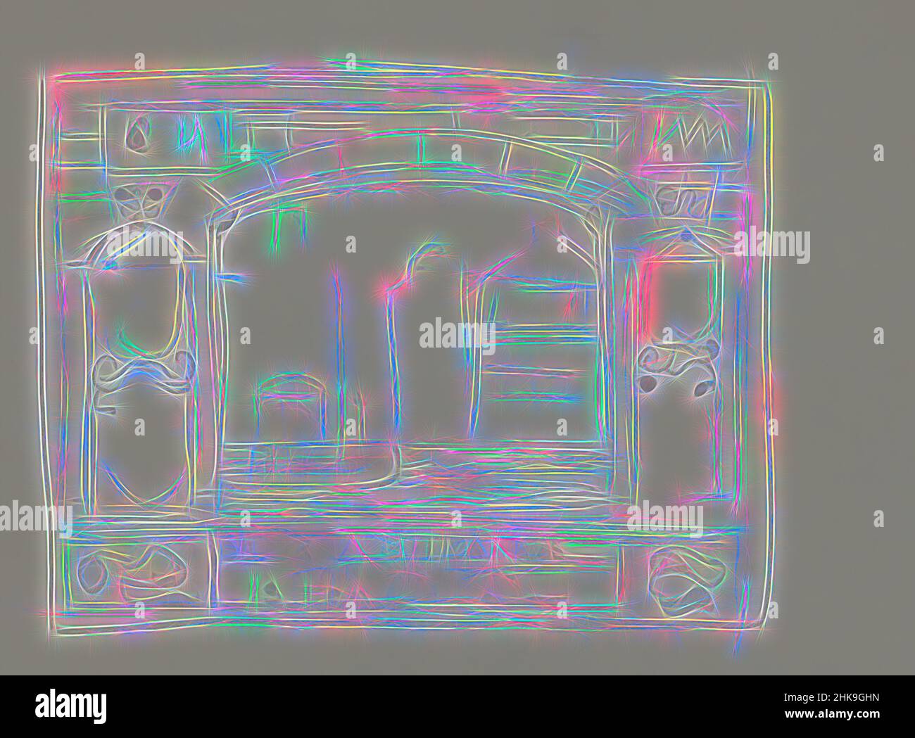 Inspired by a design for an enthronement plate. The design represents a ...