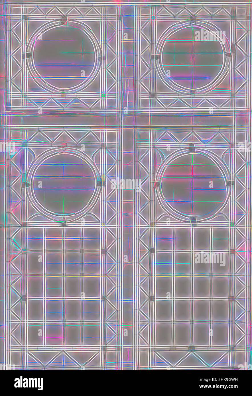 Inspired by Design for a stained glass window, Reimagined by Artotop ...