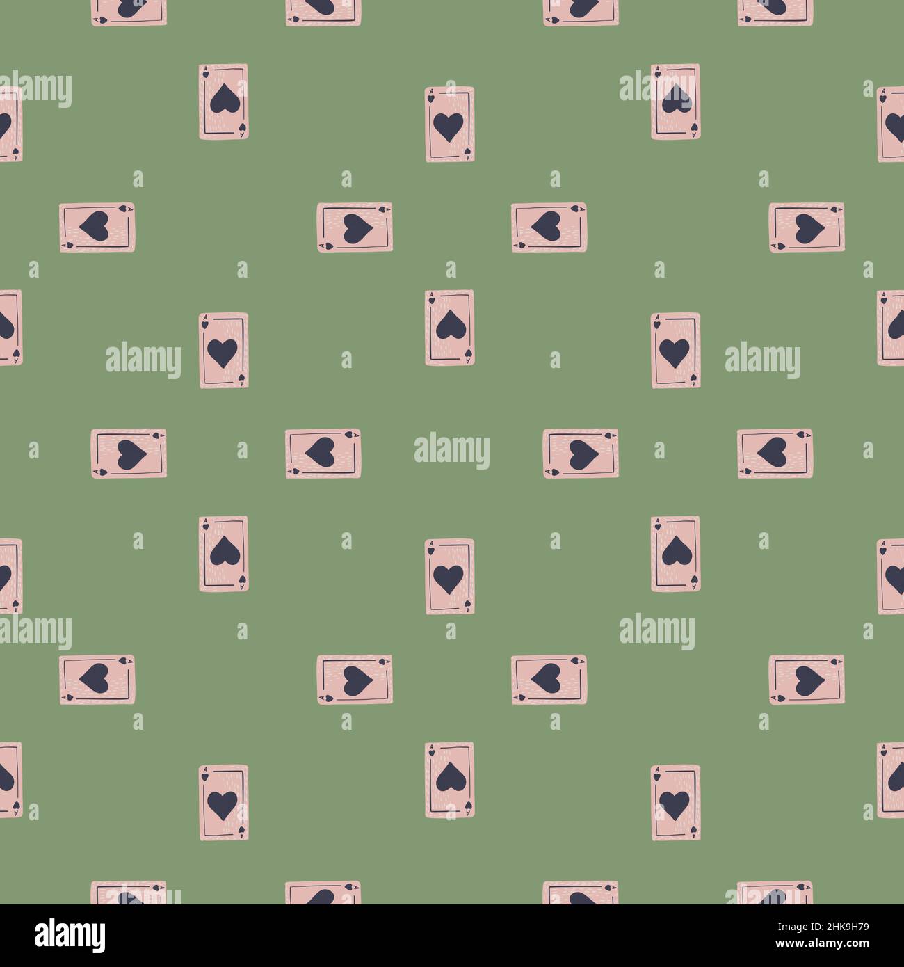 Game cards seamless pattern. Design gambling. Repeated texture in ...