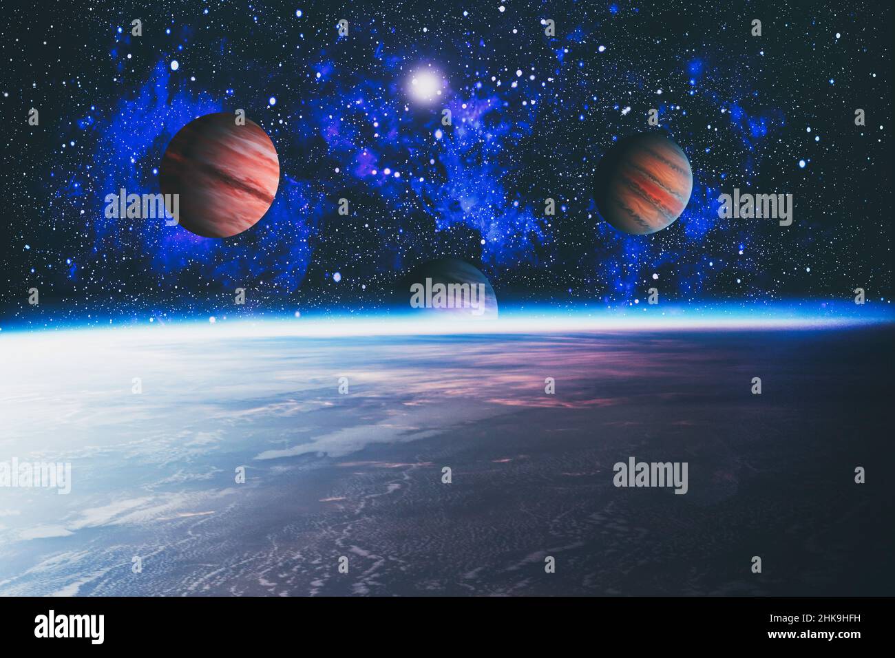High quality space background. Elements of this image furnished by NASA ...