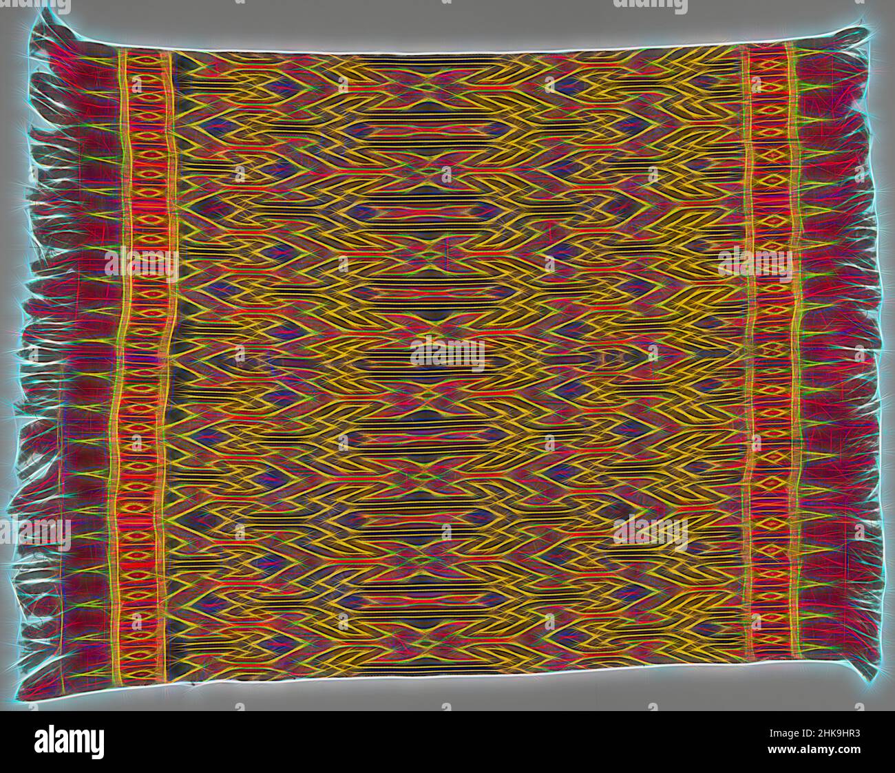 Inspired by Death cloth, Sekomandi, Death cloth with geometric motifs ...