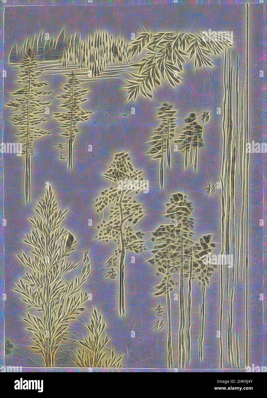 Inspired by Landscape with trees, Various tree species, including Ginko ...