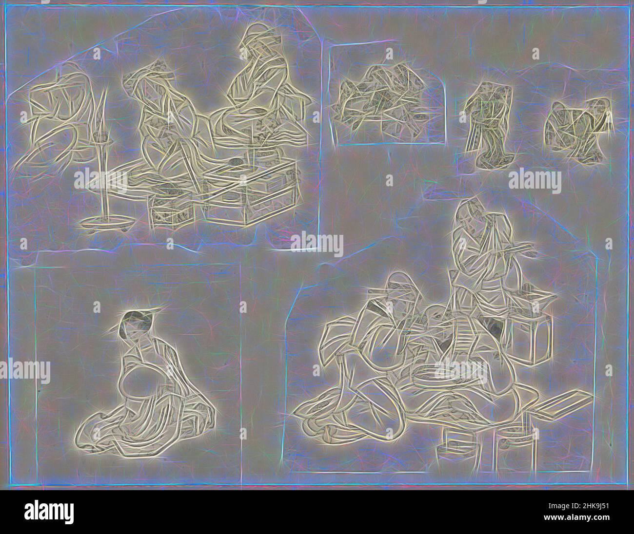 Inspired by Five representations of people in different situations ...