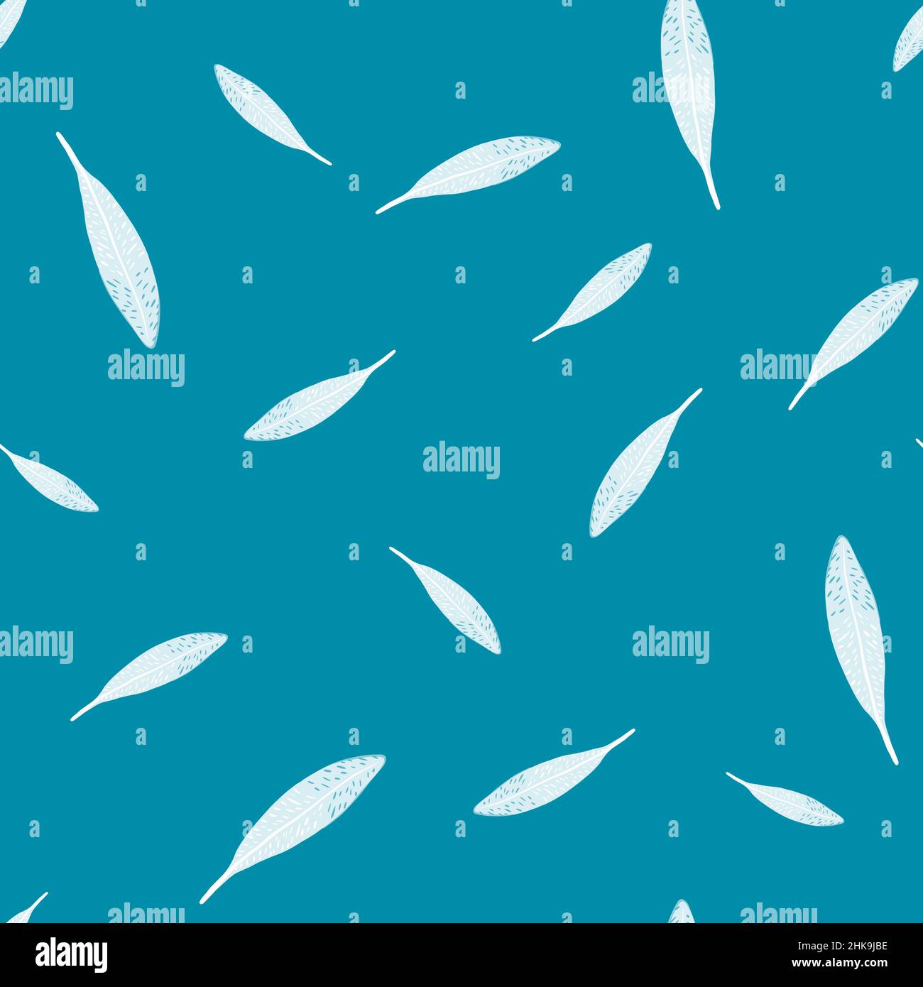 Feathers seamless pattern. Background feather of bird. Repeated texture ...