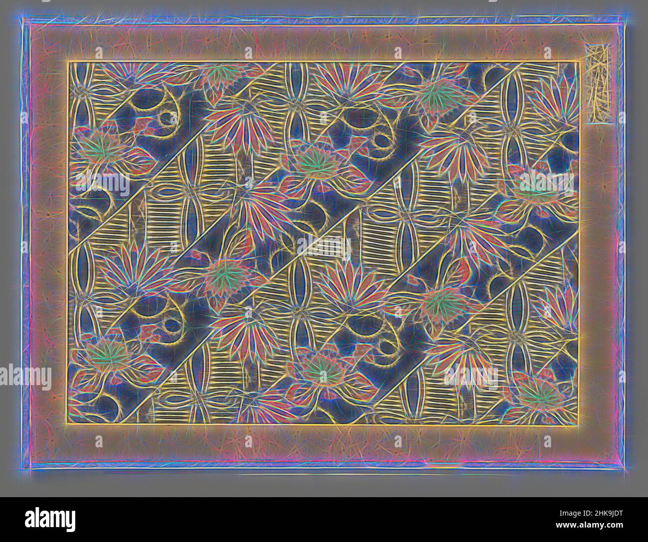 Inspired by Textile fragment, Textile fragment, print decoration in ...