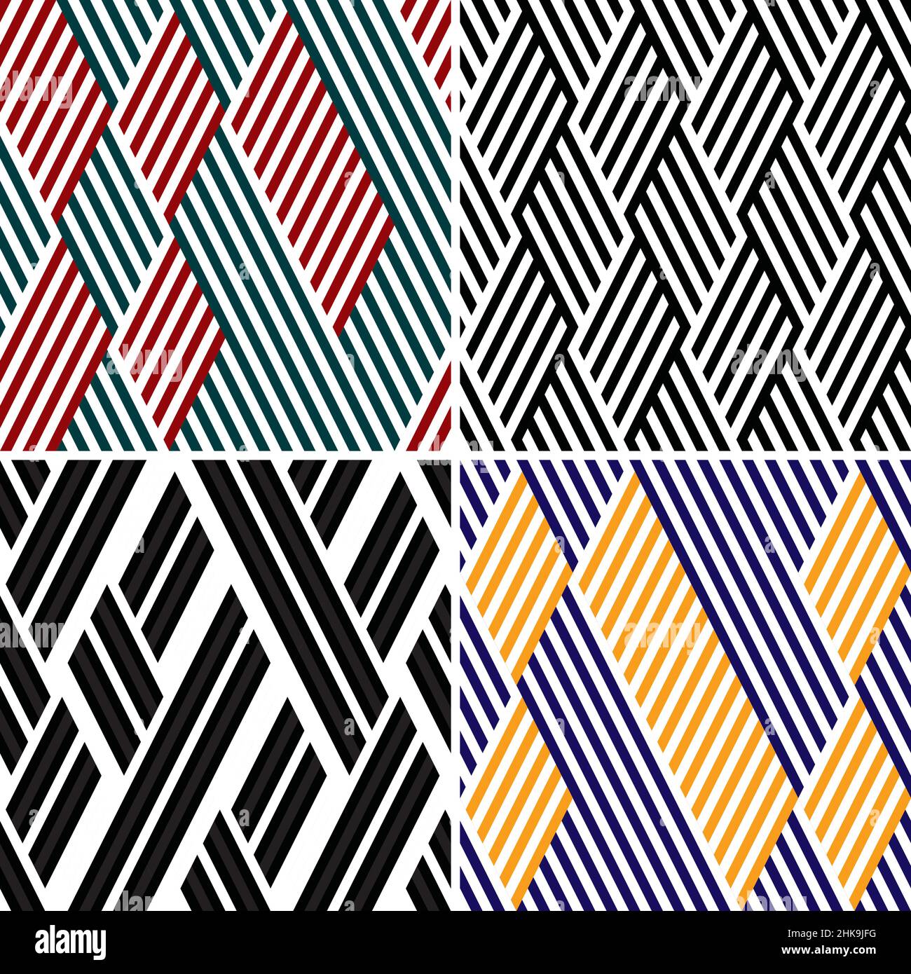 4 different vector patterns in the same package(eps). One pattern is ...