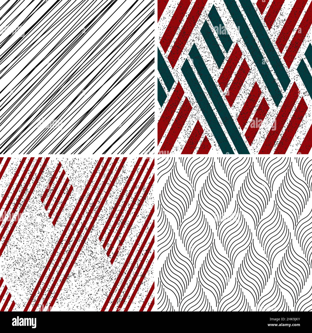 4 different vector patterns in the same package(eps). One pattern is ...