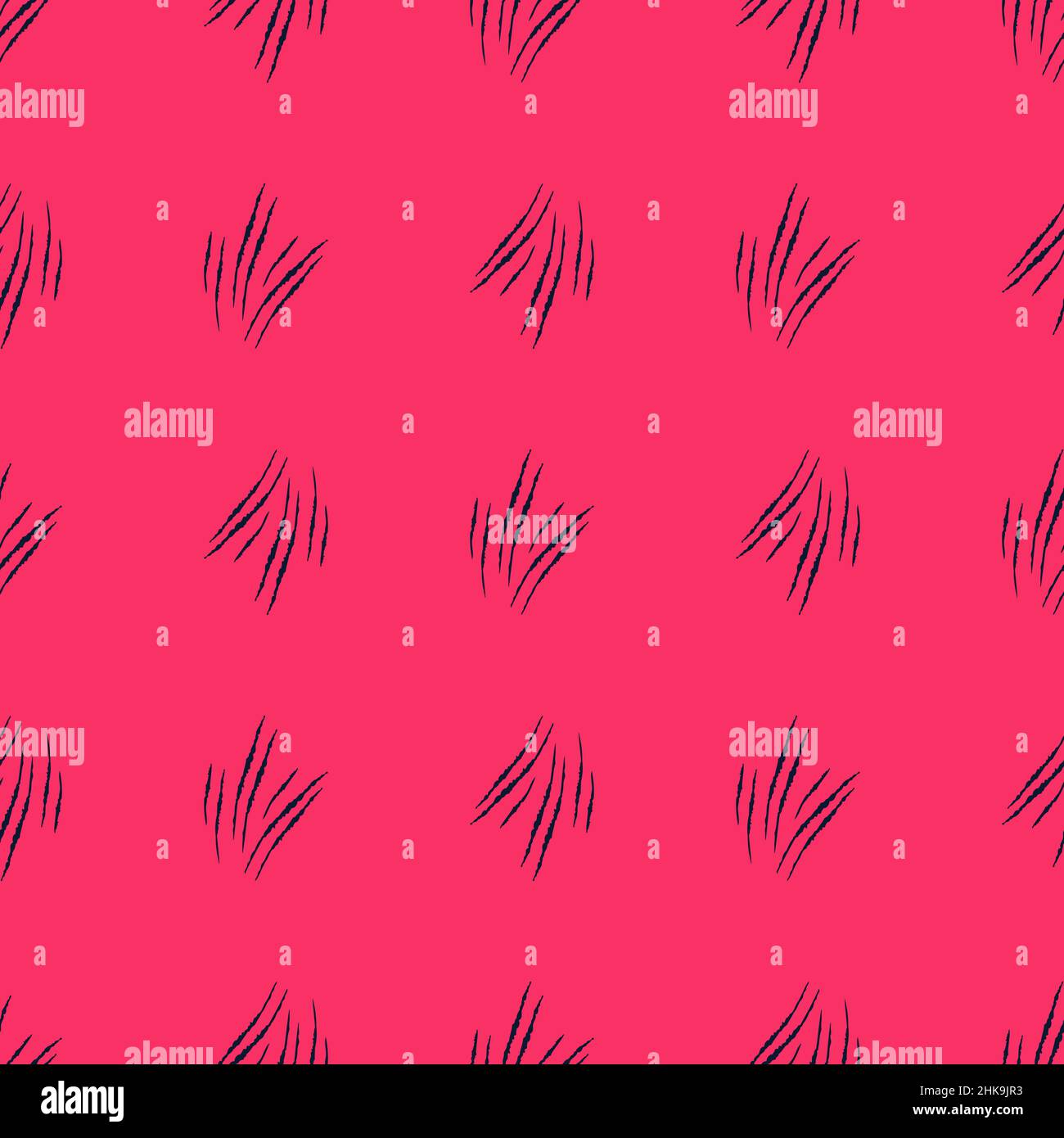 Scratches of seamless pattern. Hand drawn horror background . Repeated ...
