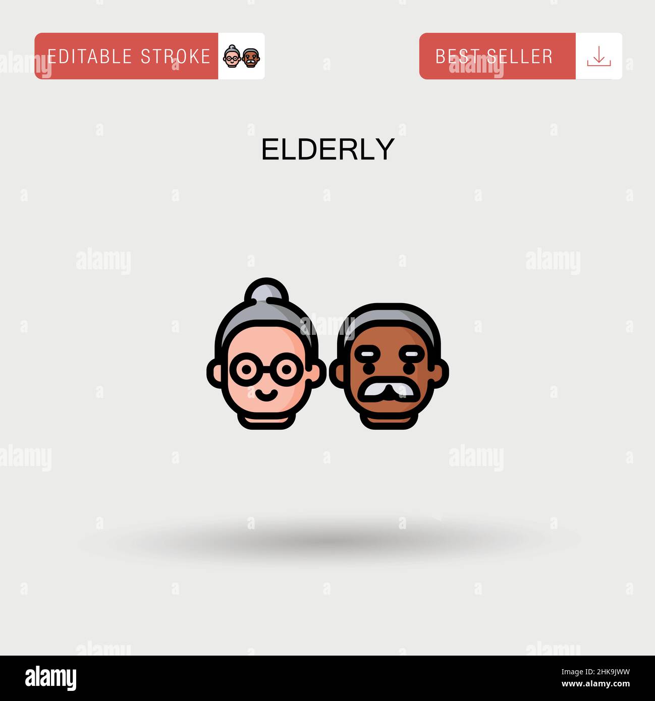 Elderly nursing home Stock Vector Images - Alamy