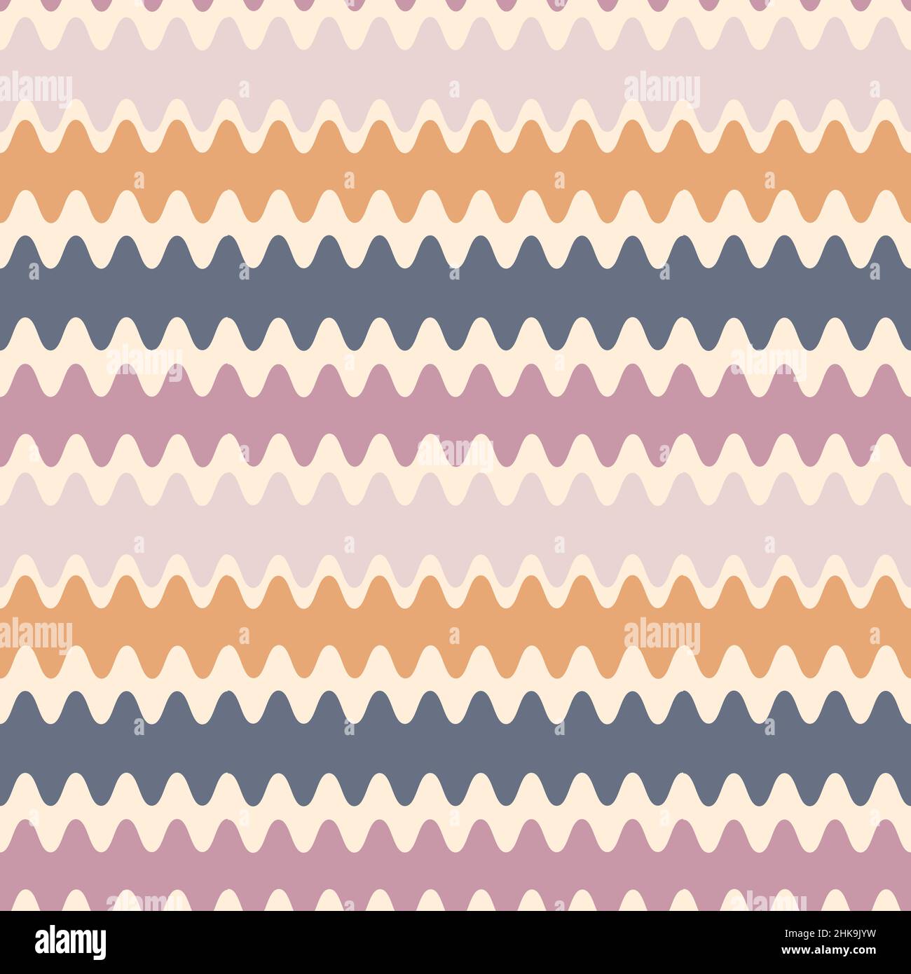 Seamless pattern on a square background - color waves. Geometry ...
